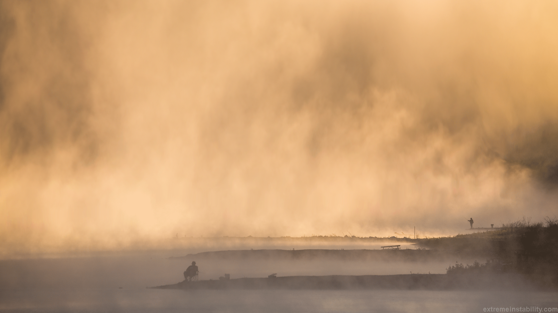 Download Fishing Fog Nature Lake HD Wallpaper by StormandSky ...