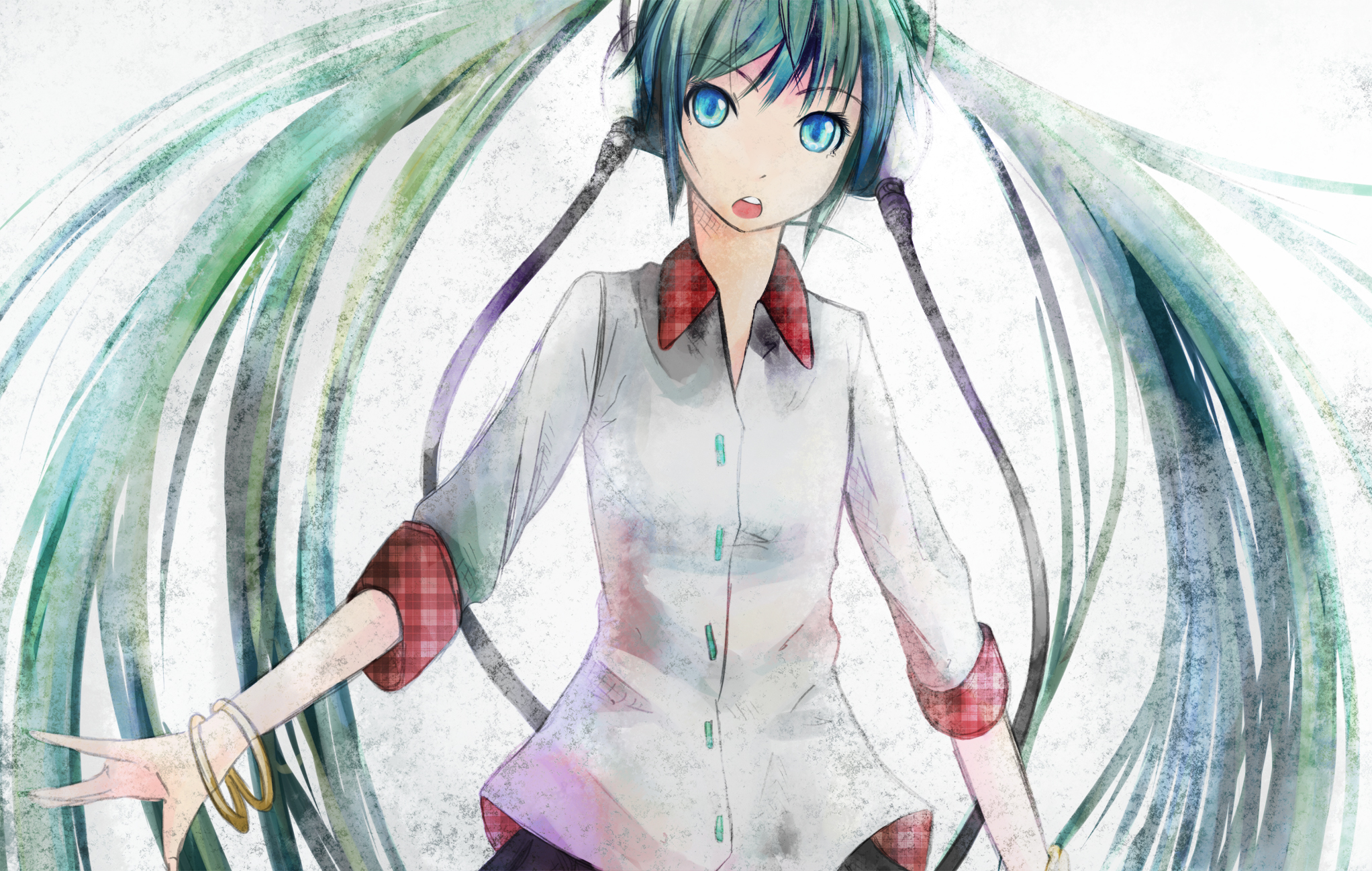 Download Hatsune Miku Anime Vocaloid HD Wallpaper