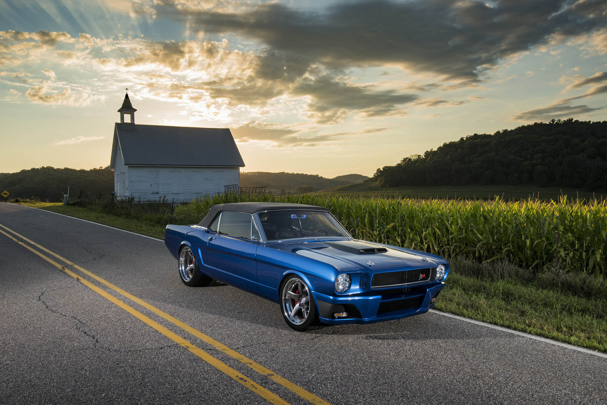 Download Muscle Car Hot Rod Vehicle Ford Mustang HD Wallpaper