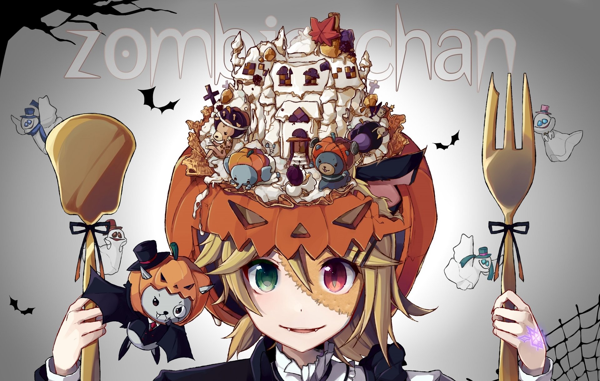 Download Halloween Rin Kagamine Anime Vocaloid Anime Halloween HD ...