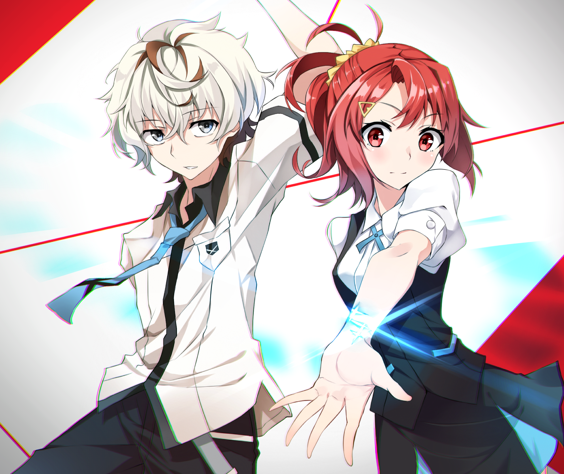 Download Chidori Takashiro Katsuhira Agata Anime Kiznaiver HD Wallpaper