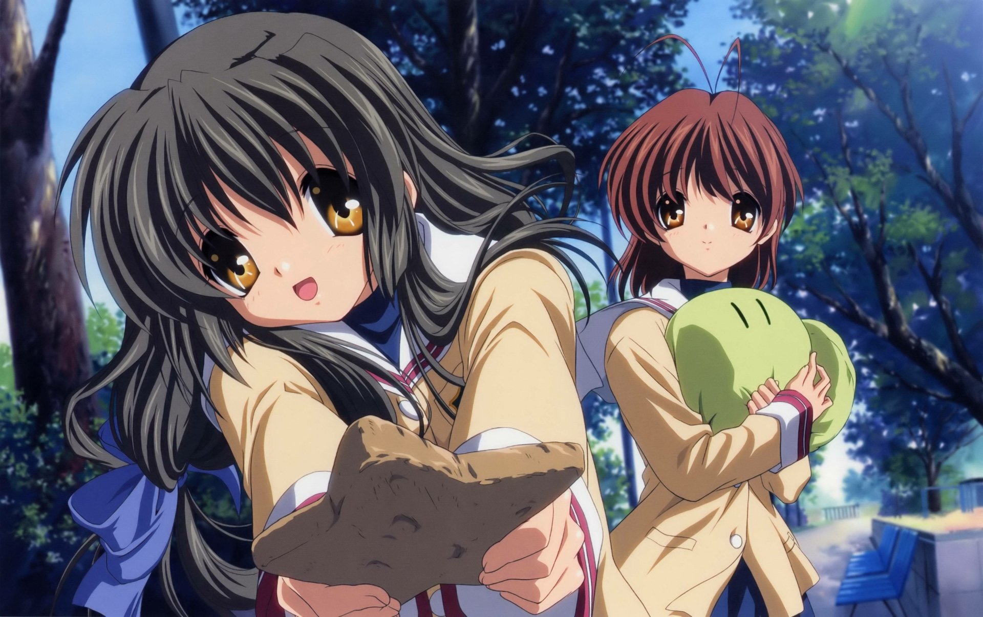 Clannad 4K Ultra HD: Fuuko Ibuki & Nagisa Furukawa in a Magical Anime ...