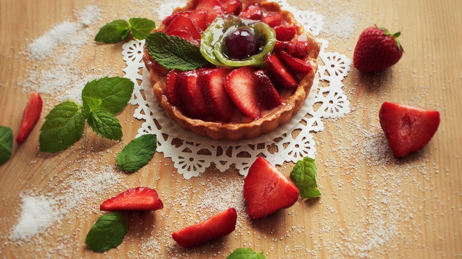 Download Strawberry Berry Fruit Sweets Food Dessert HD Wallpaper ...