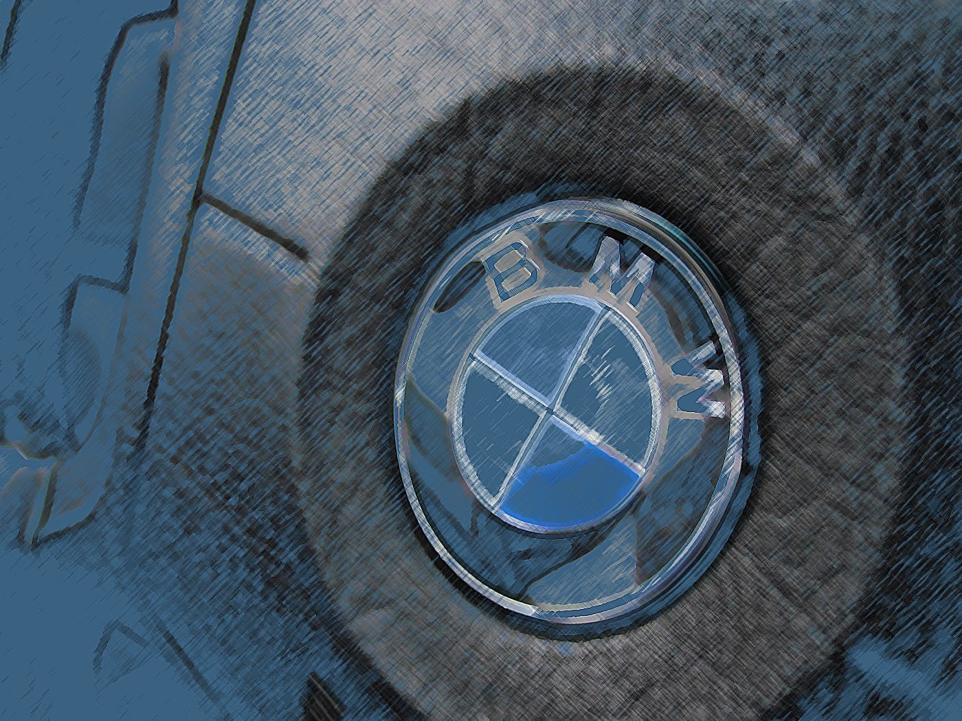 Abstract BMW Logo HD Wallpaper