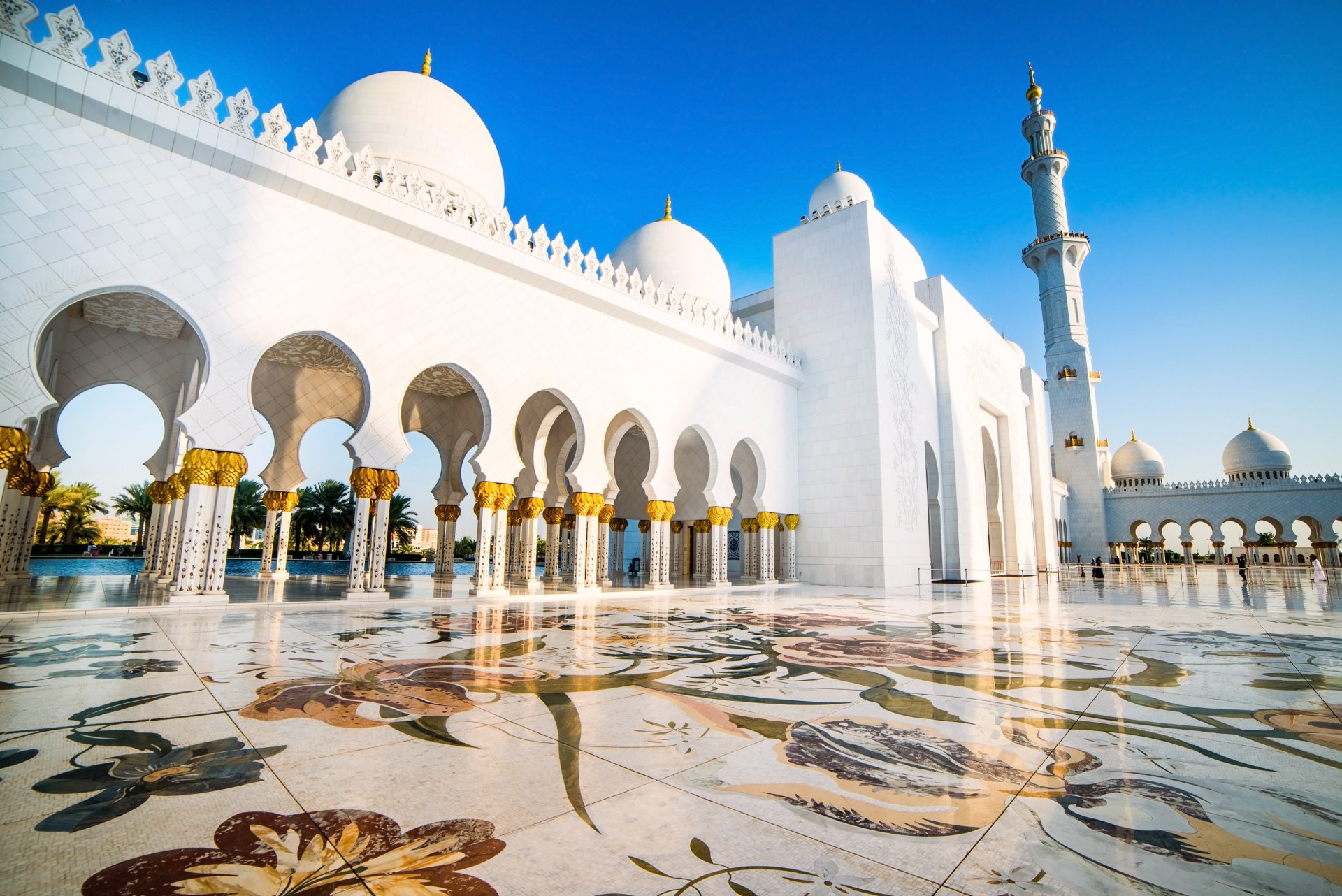 Sheikh Zayed Grand Mosque – Stunning HD Religious Wallpaper