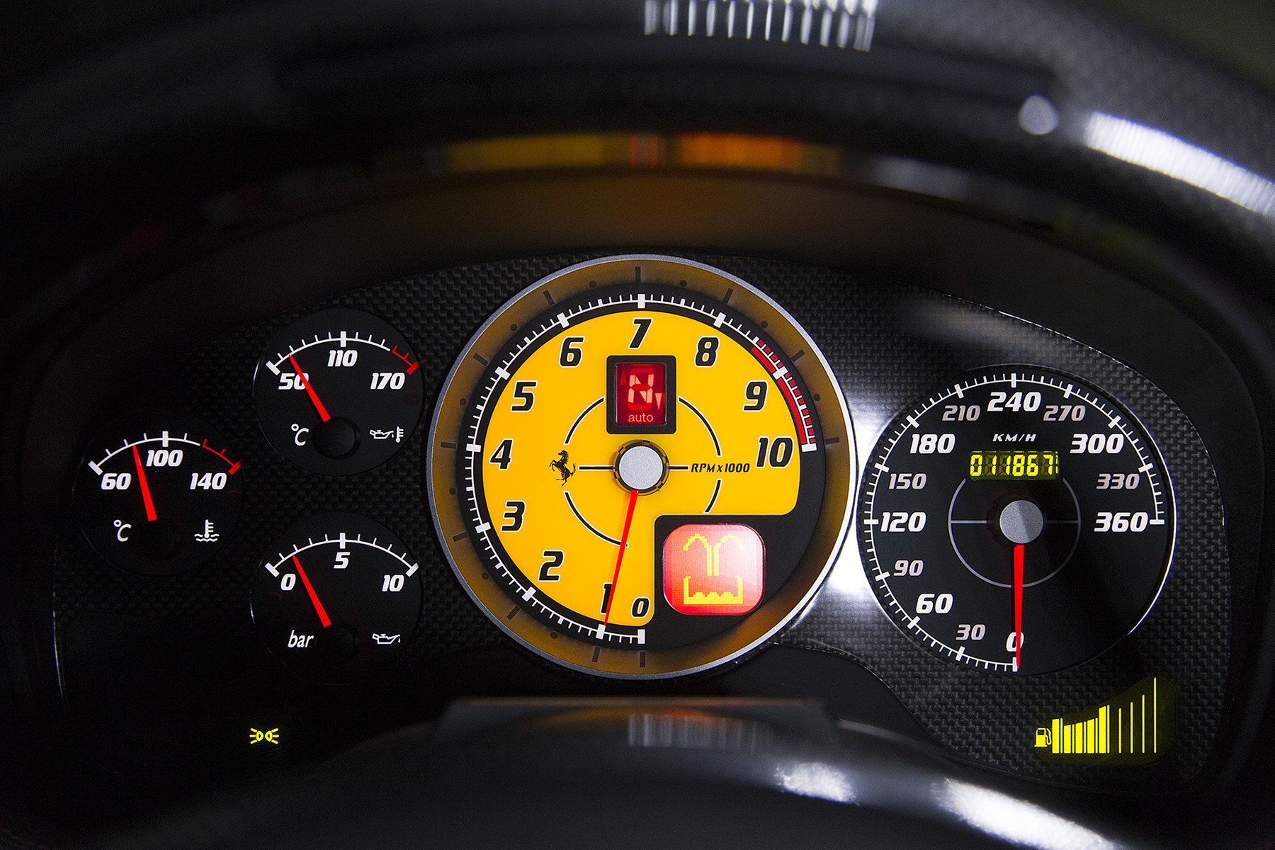 Ferrari Speedometer Wallpaper