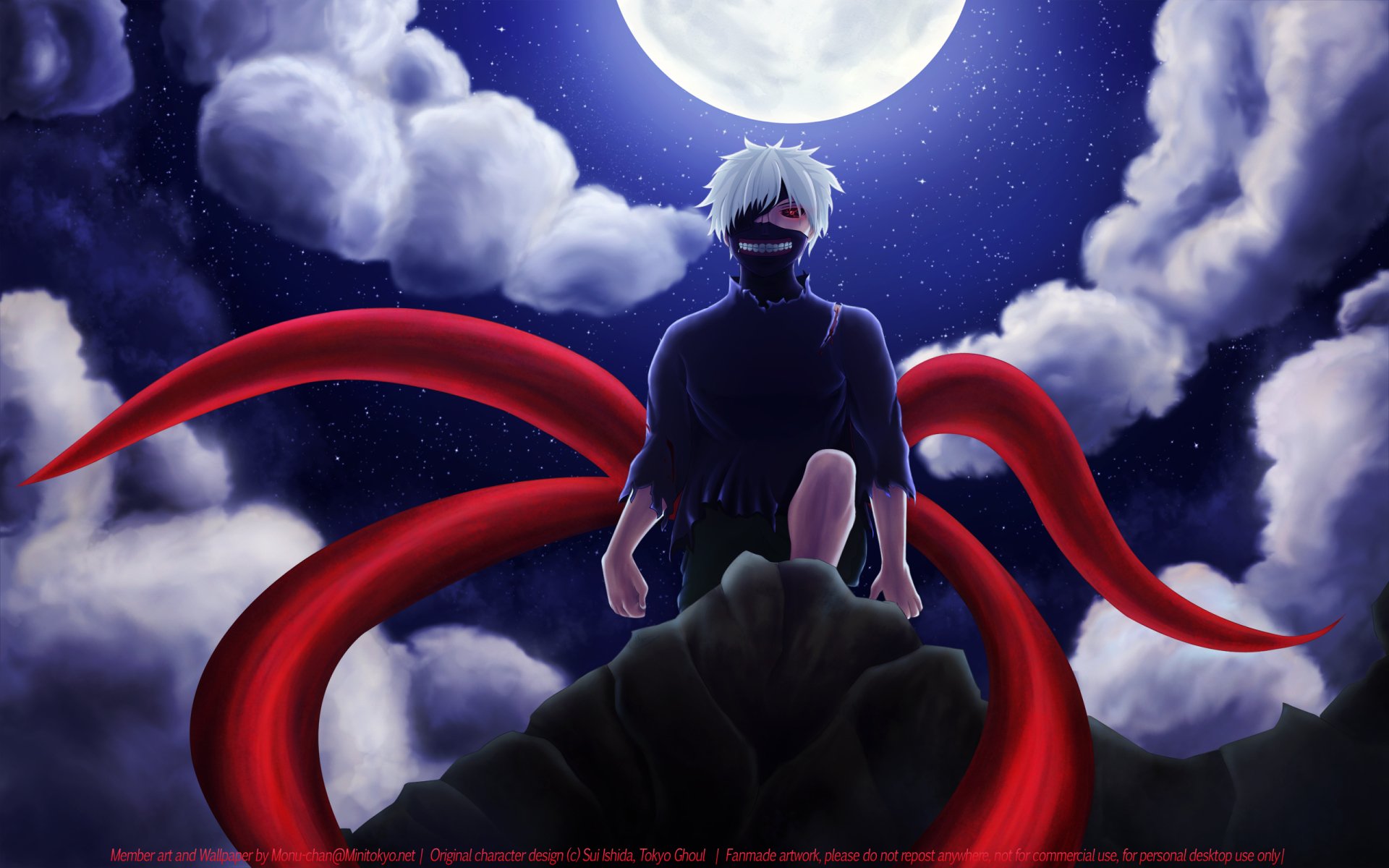 Ken Kaneki's Night - Tokyo Ghoul HD Wallpaper