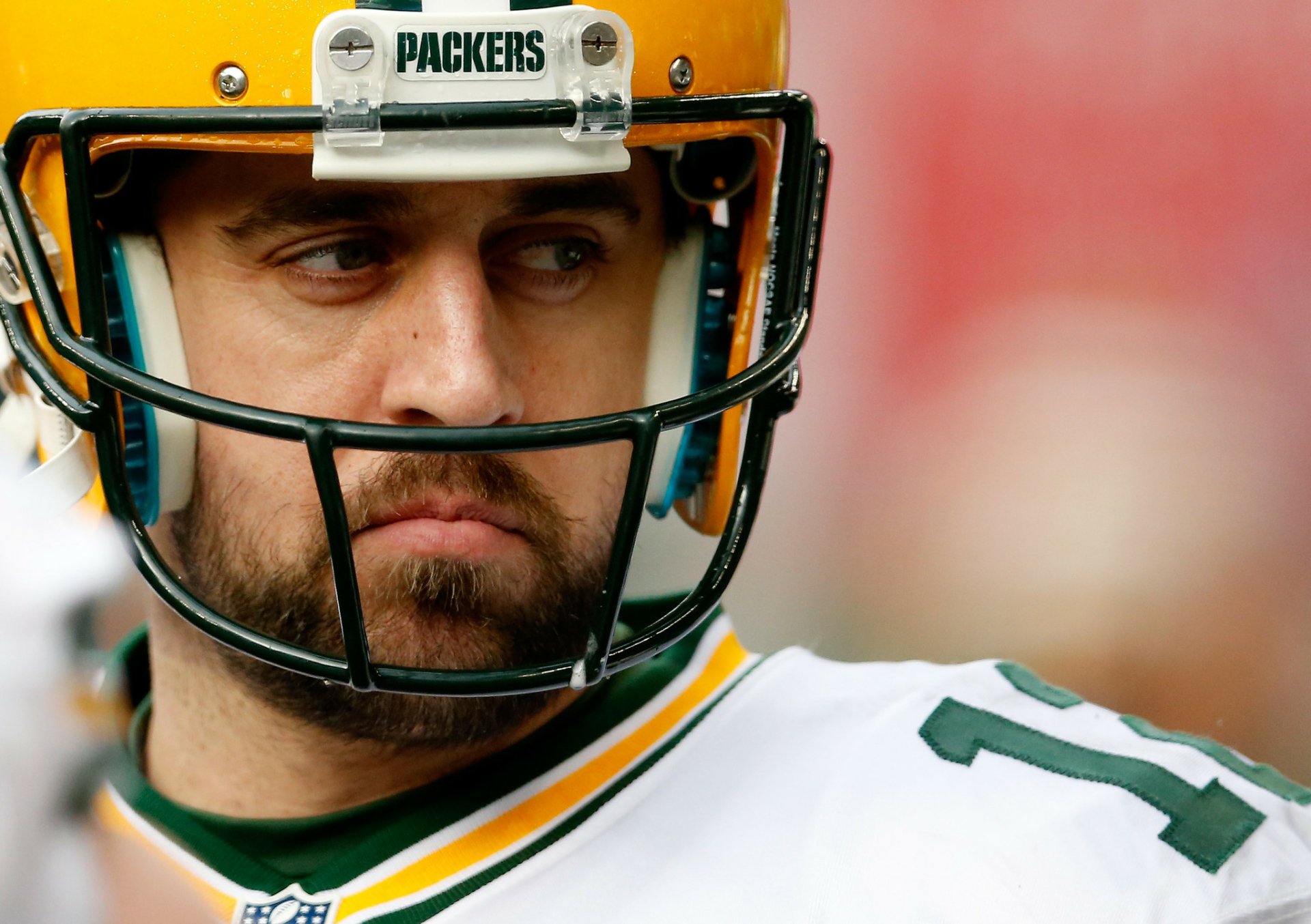 Aaron Rodgers HD Wallpaper - Intense Focus on the Field