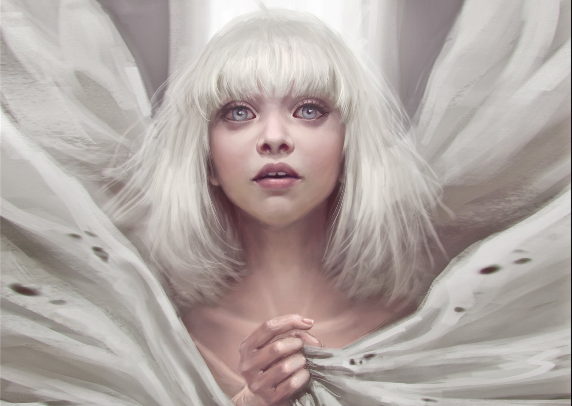 Sia Inspired Artistic Wallpaper - HD Background by Ayya Saparniyazova