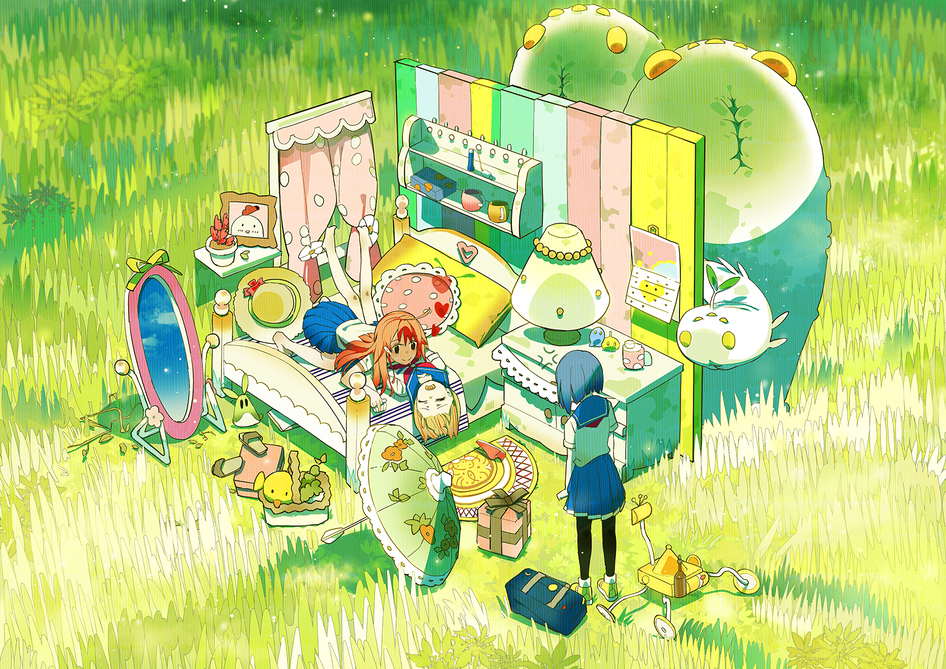 Flip Flappers HD Wallpaper: Yayaka, Papika & Kokona's Enchanting ...