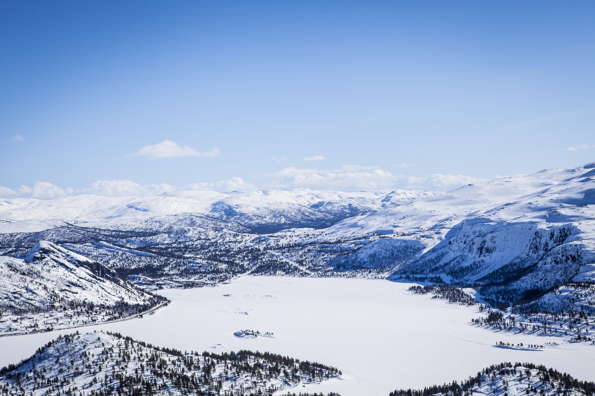 Download Sky Snow Mountain Panorama Landscape Nature Aerial Winter ...