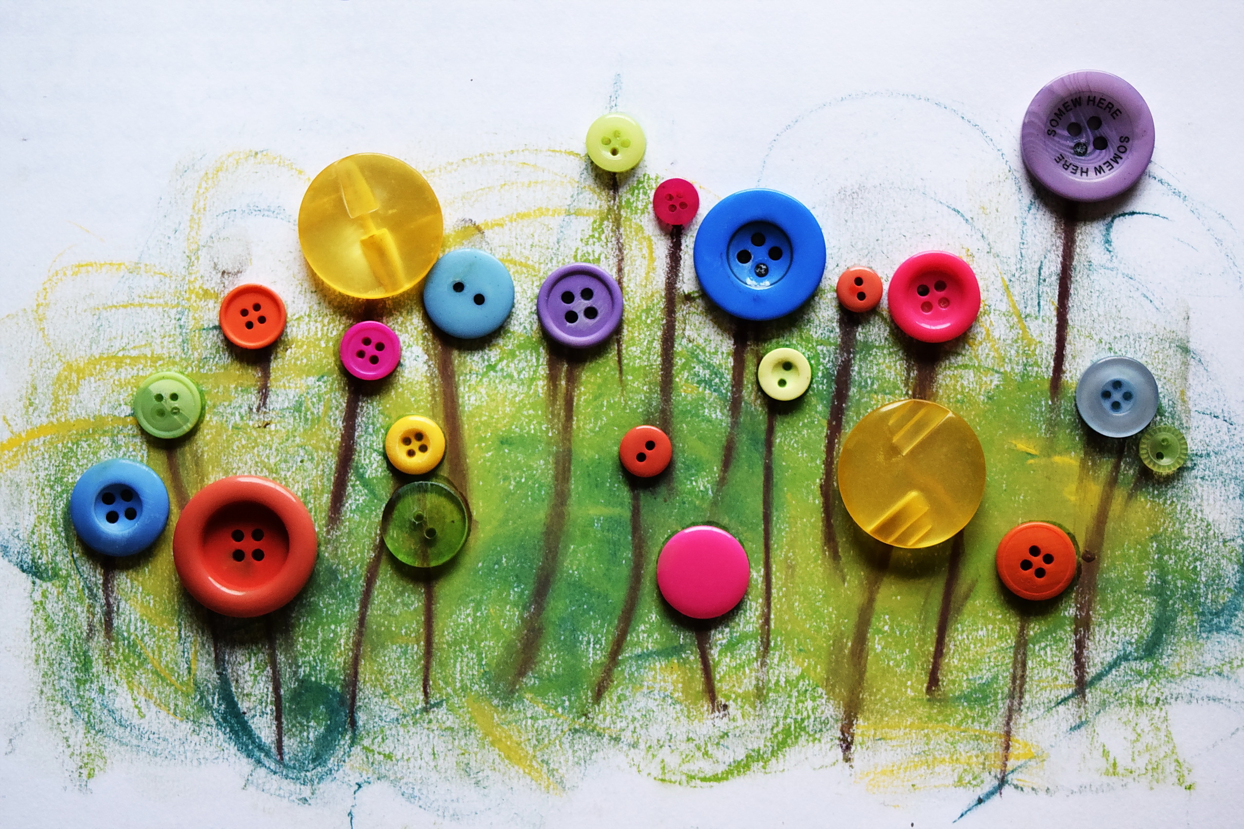 Man Made Button HD Wallpaper