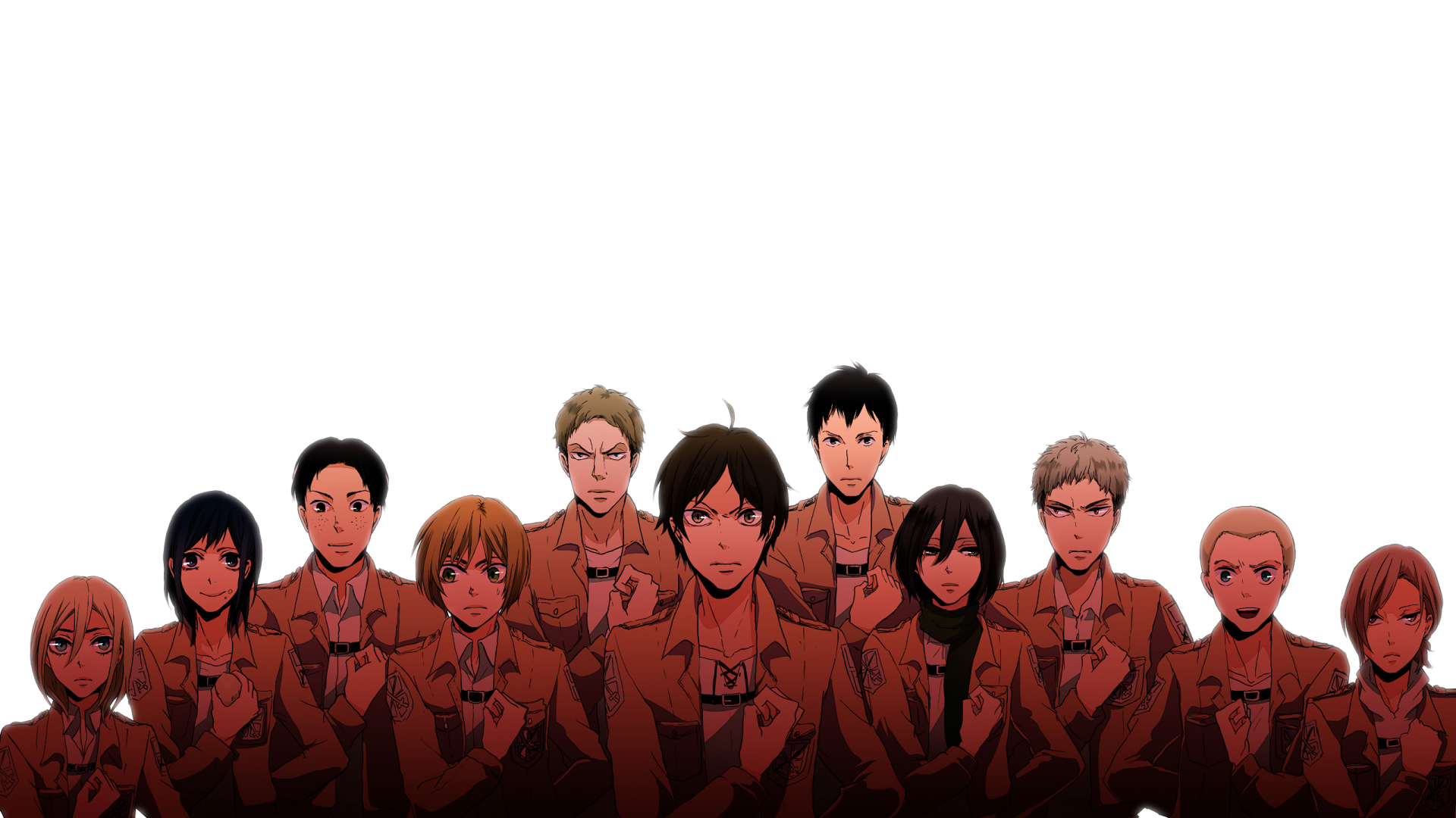 Attack on Titan Heroes Unite: Eren, Mikasa & the Scout Regiment HD ...