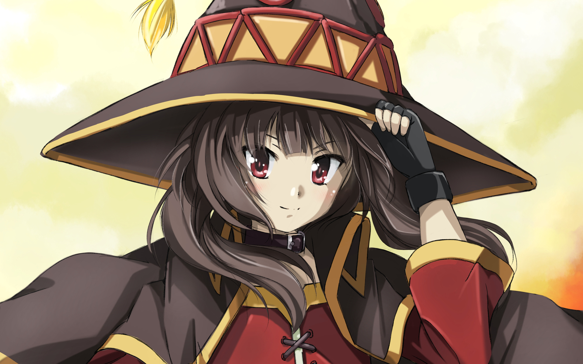 Megumin Magic: Stunning KonoSuba HD Anime Wallpaper