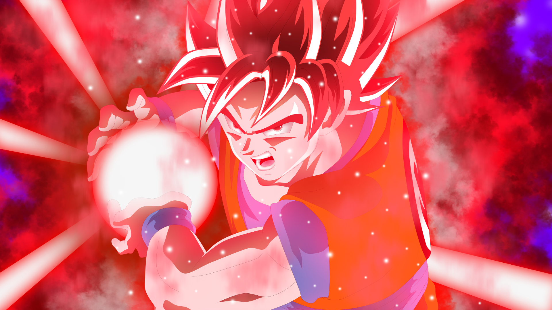 Goku in Action: Stunning 4K Ultra HD Wallpaper from Dragon Ball Super