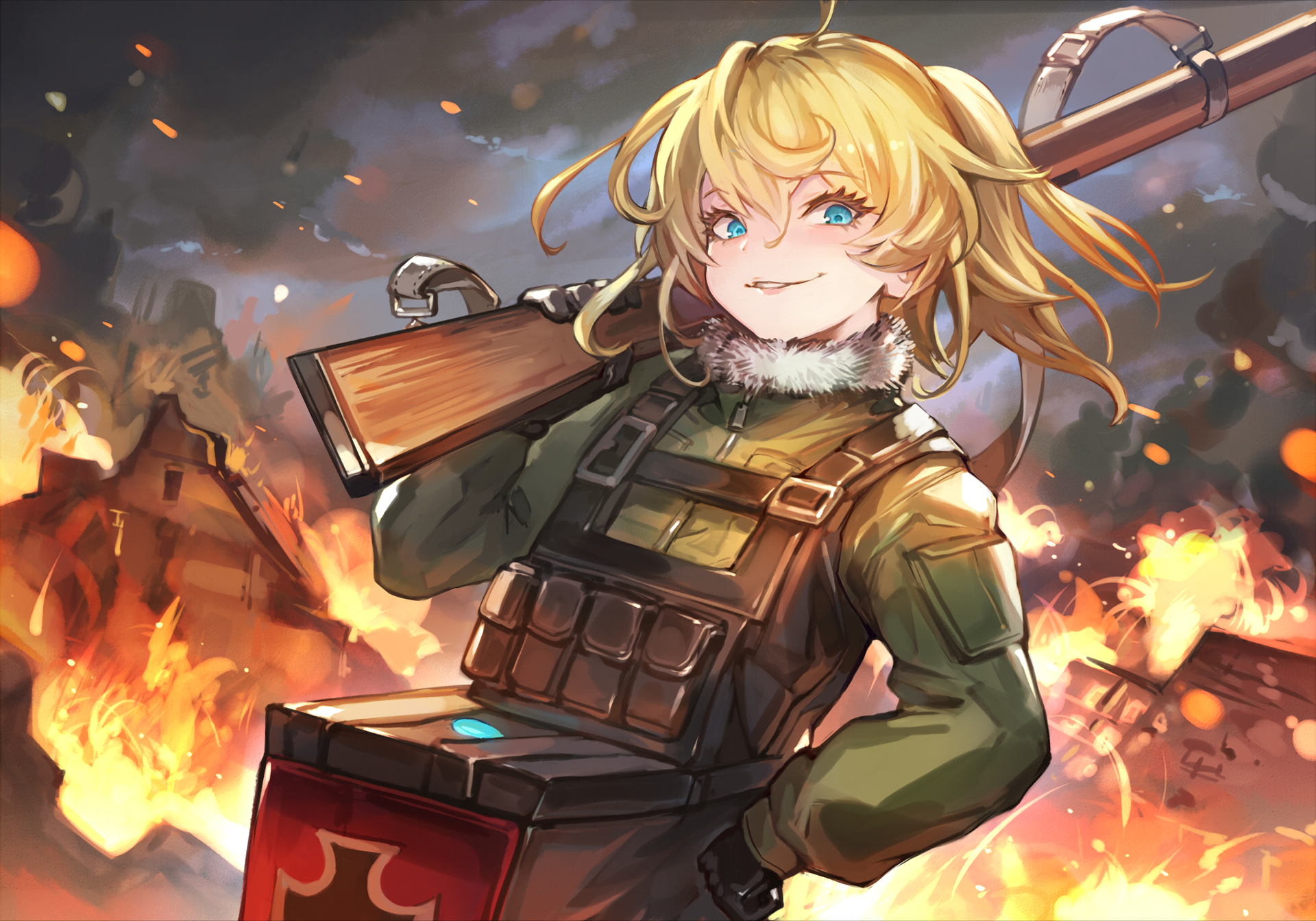 Tanya Degurechaff HD Wallpaper – Epic Saga of Tanya the Evil Anime Art ...