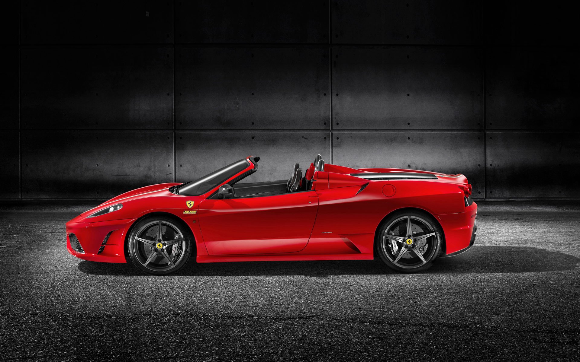 Ferrari Roadster HD Wallpaper: Sleek Red Performance Unleashed ...