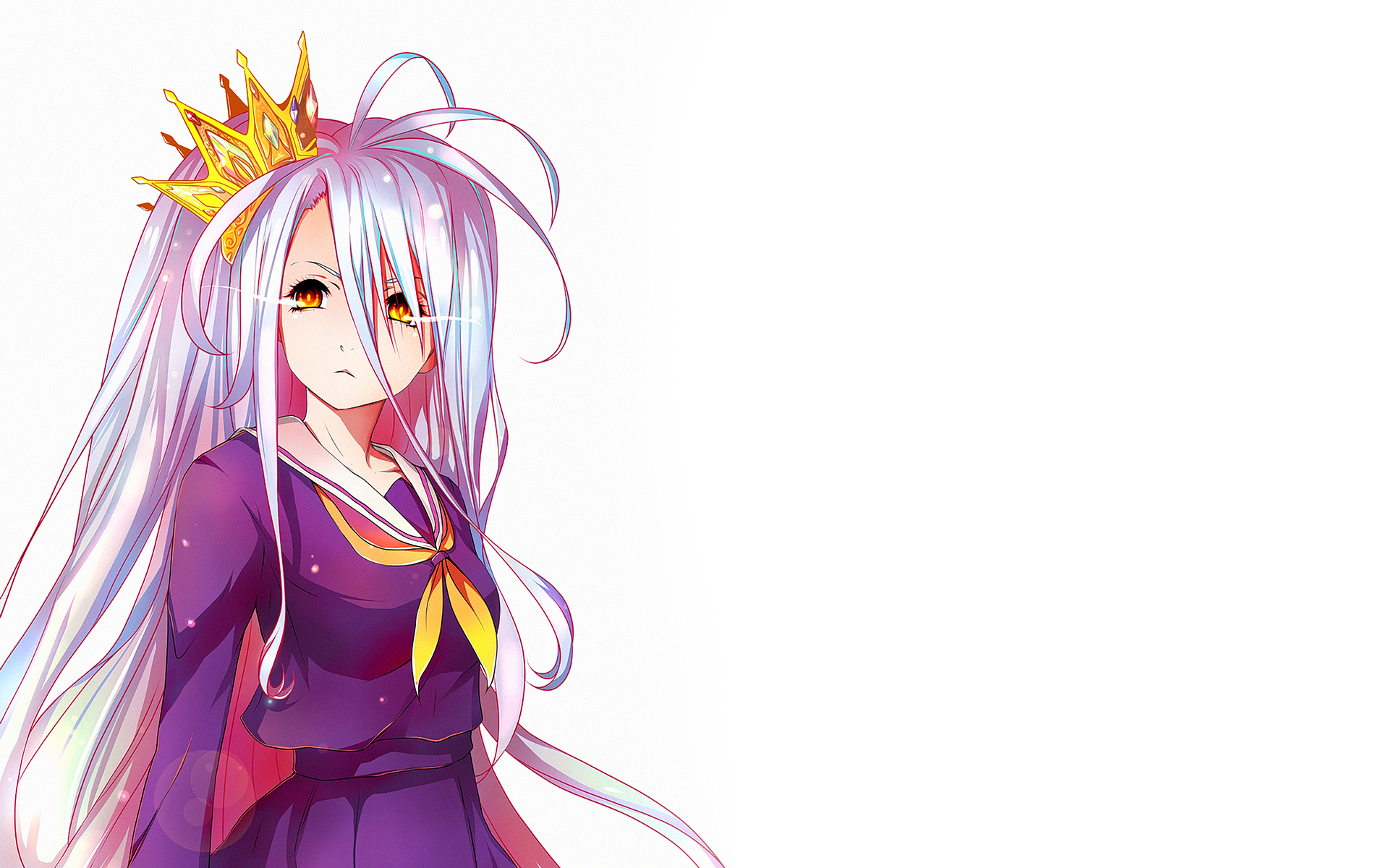 Download Shiro (No Game No Life) Anime No Game No Life HD Wallpaper