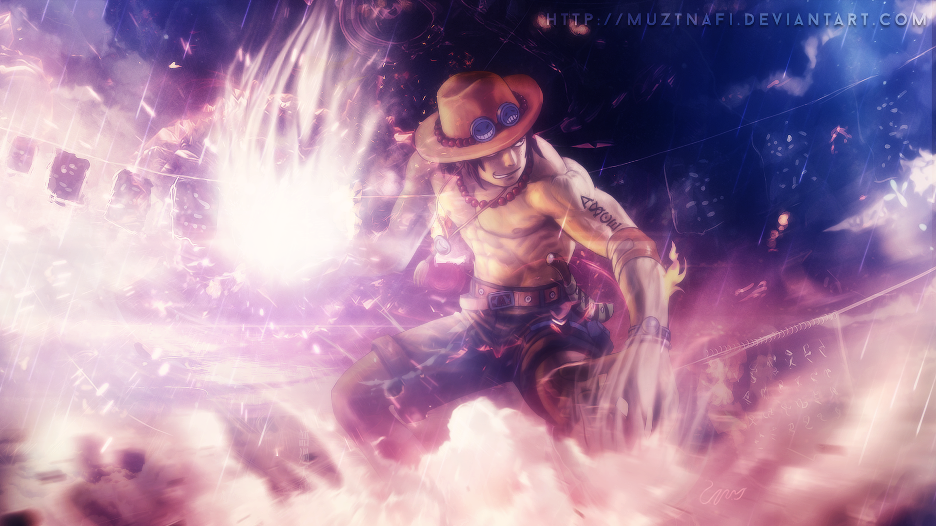 Portgas D. Ace Blaze – Stunning One Piece HD Anime Wallpaper