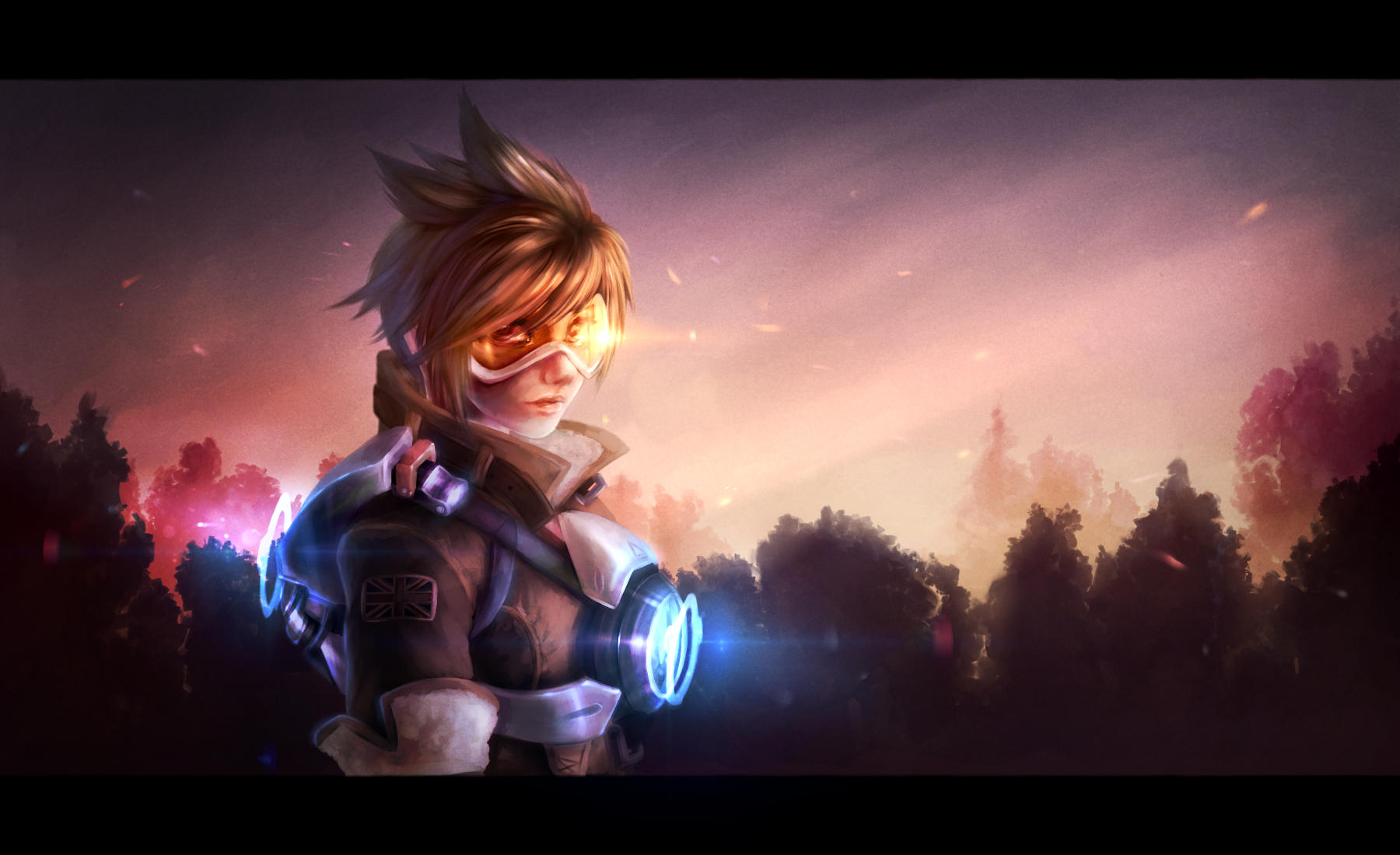 Download Tracer (Overwatch) Video Game Overwatch Wallpaper by Ventious