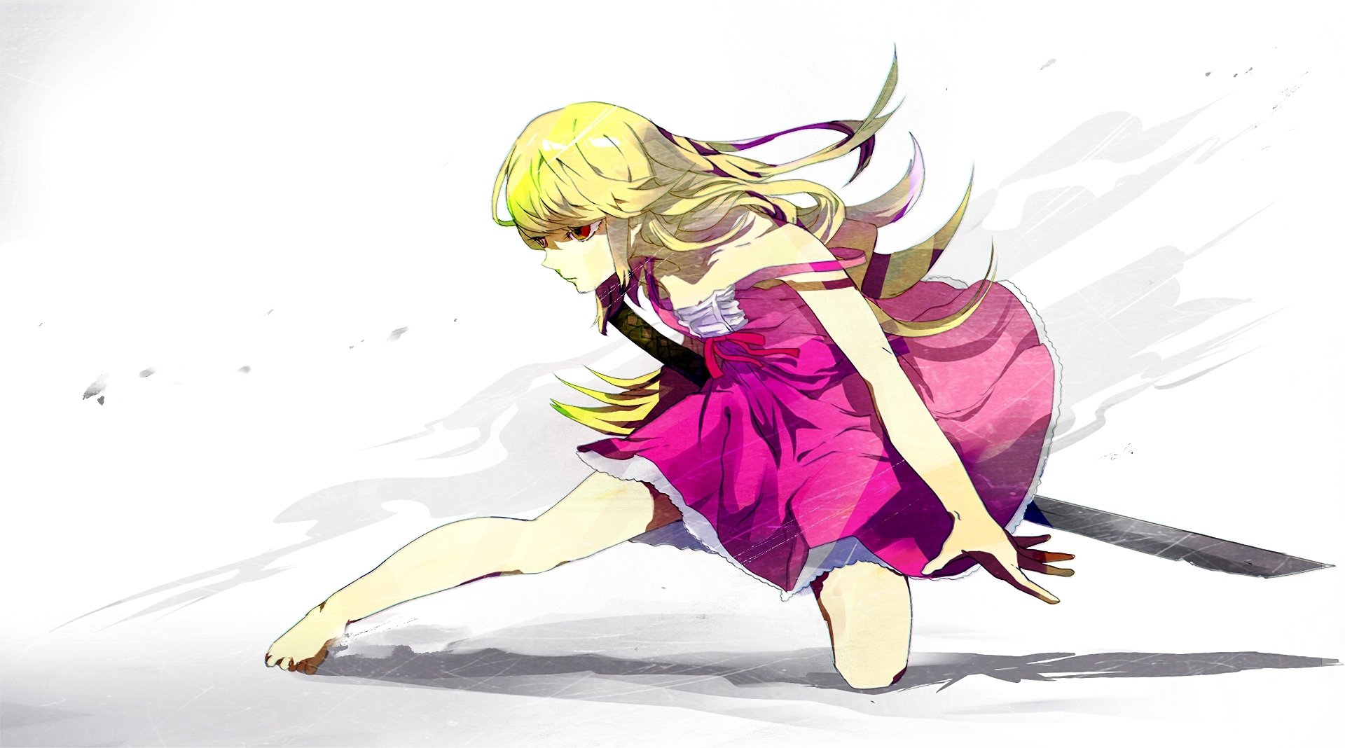 Download Shinobu Oshino Anime Monogatari (Series) Wallpaper
