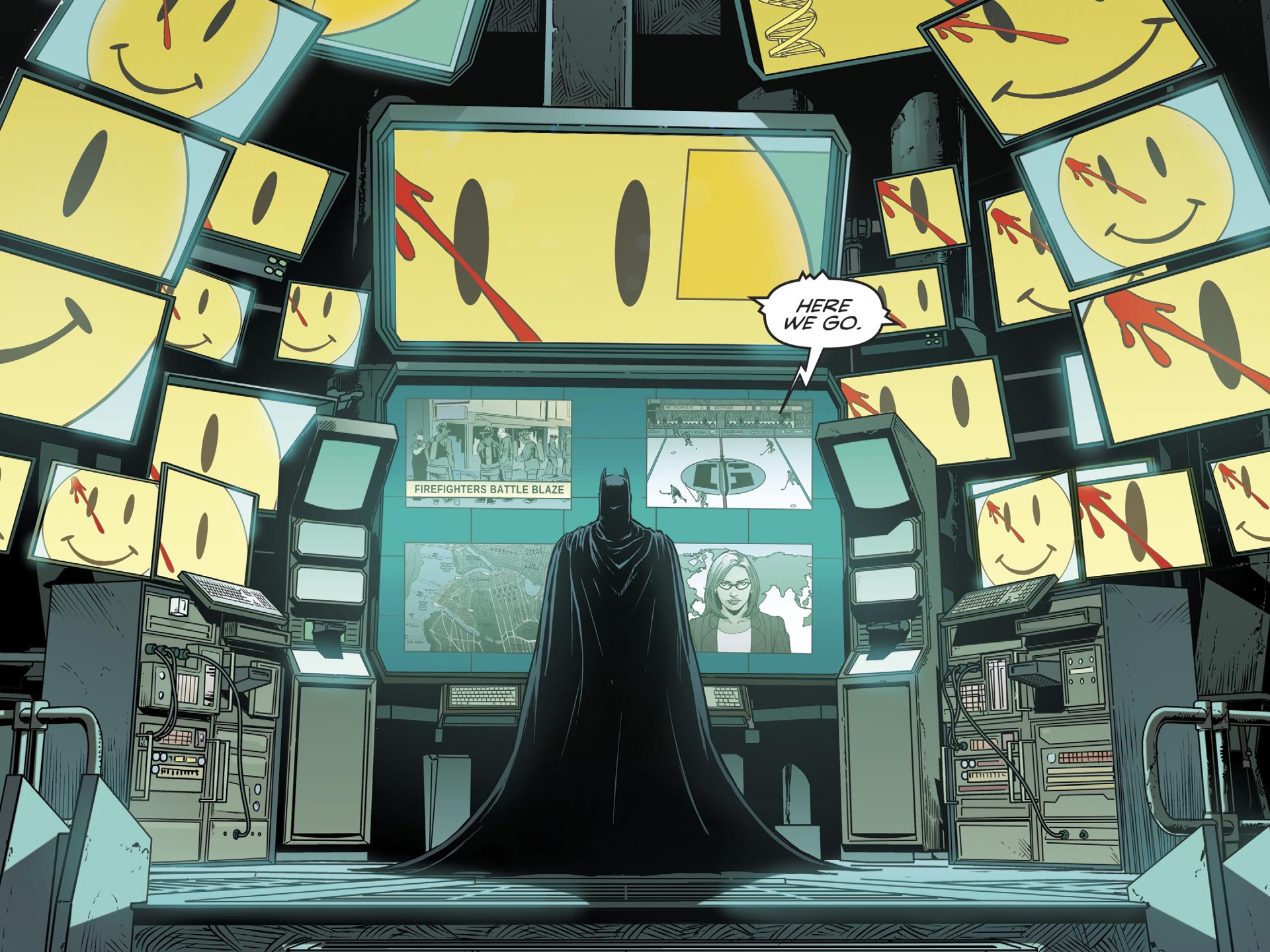 Watchmen Meets Batman: Epic DC Comics HD Wallpaper Showcase