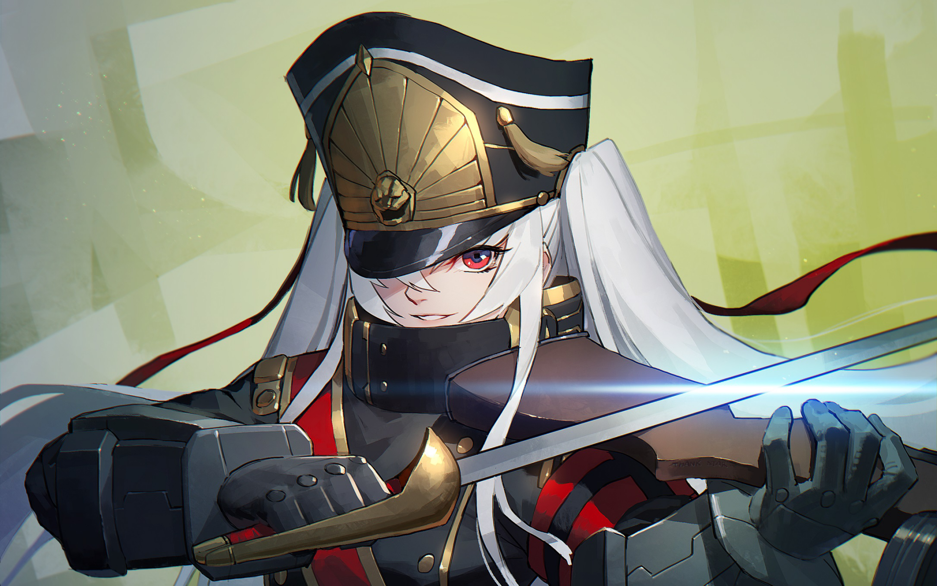 Gunpuku no Himegimi from Re:Creators – Stunning HD Anime Wallpaper