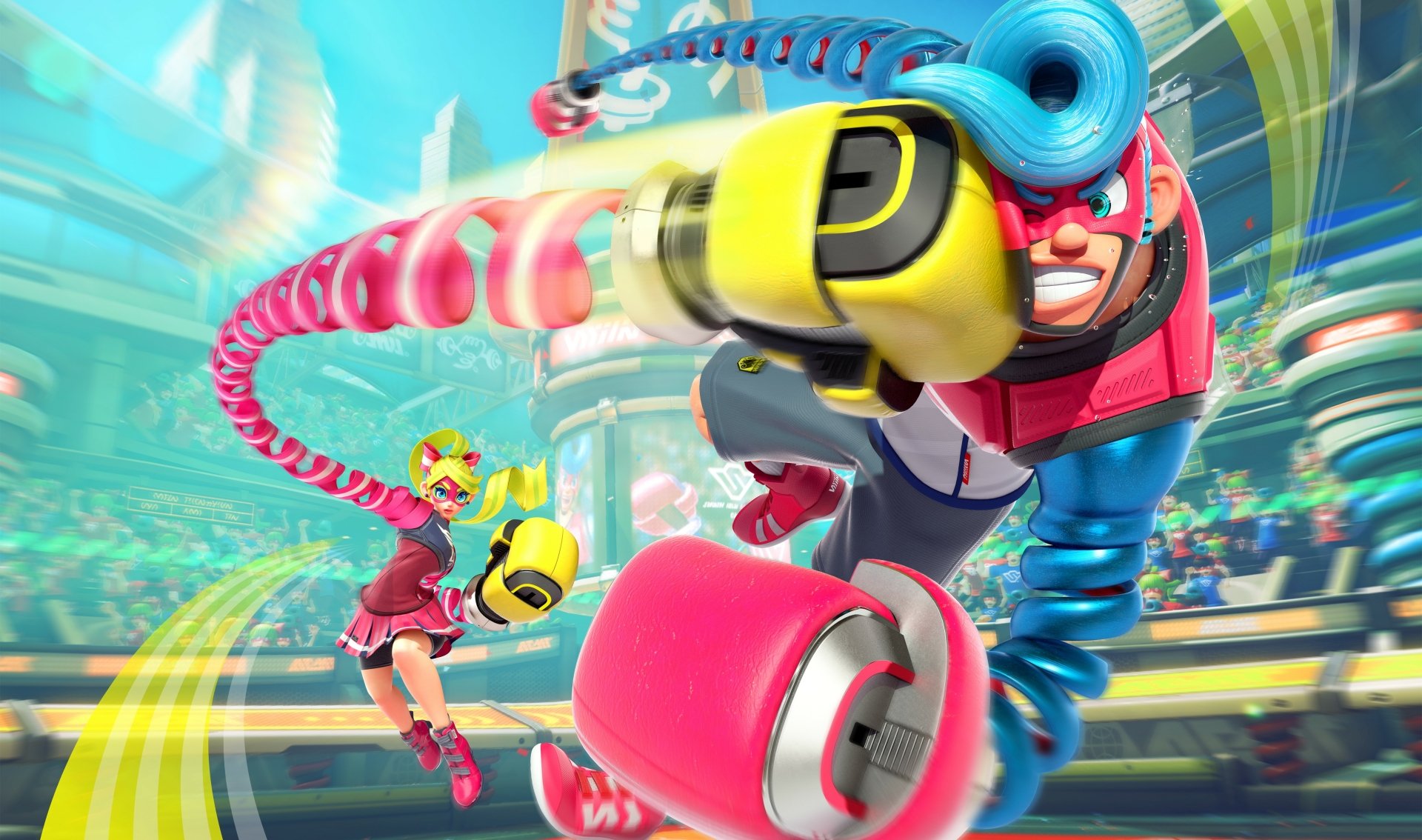 Download Spring Man (Arms) Ribbon Girl (Arms) Video Game Arms 4k Ultra ...