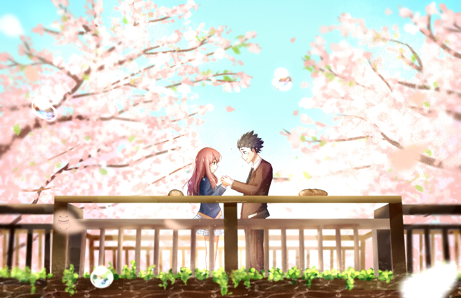 A Silent Voice: Shouya & Shouko HD Wallpaper