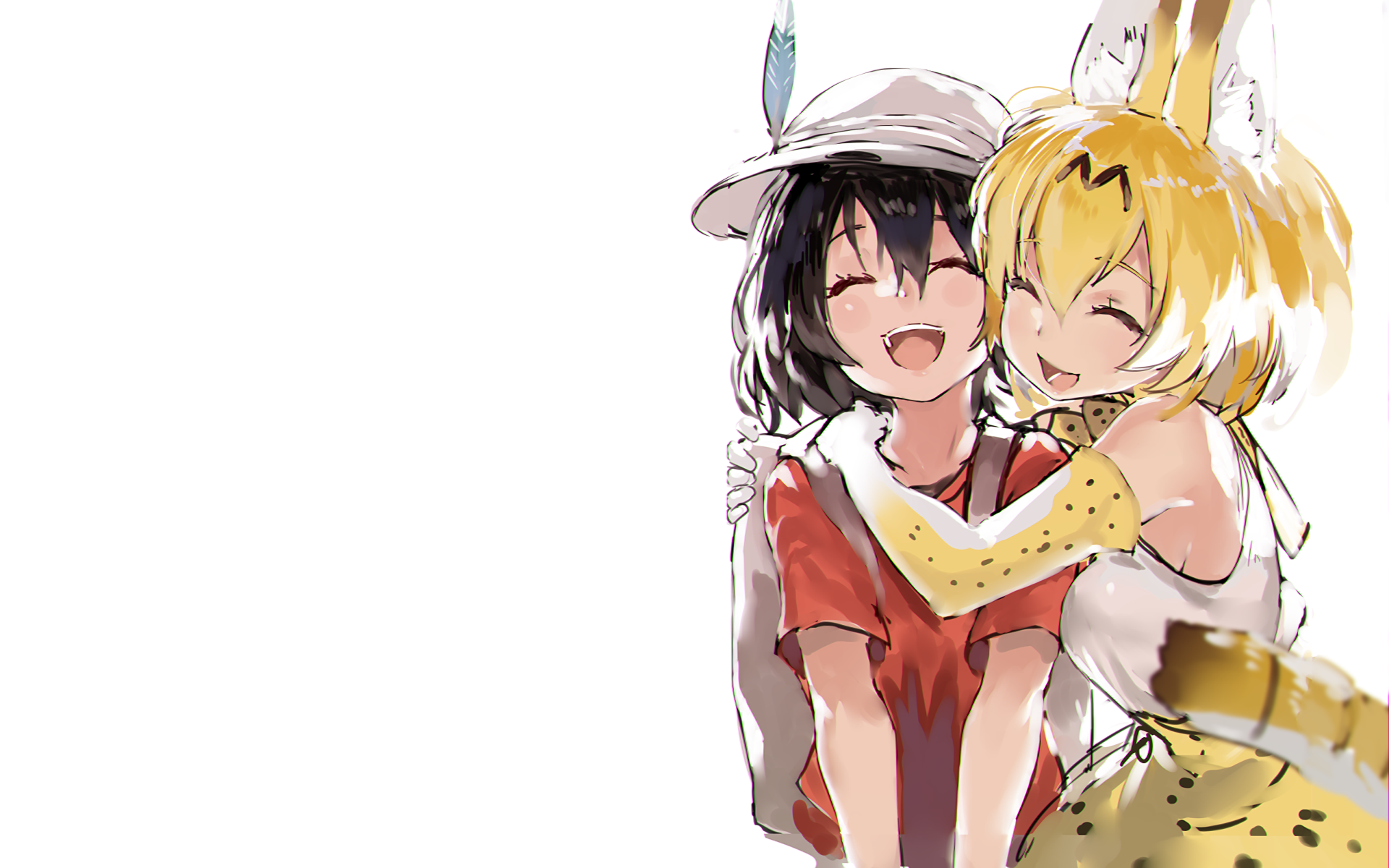 Kaban & Serval HD Anime Wallpaper | Kemono Friends Adventure ...