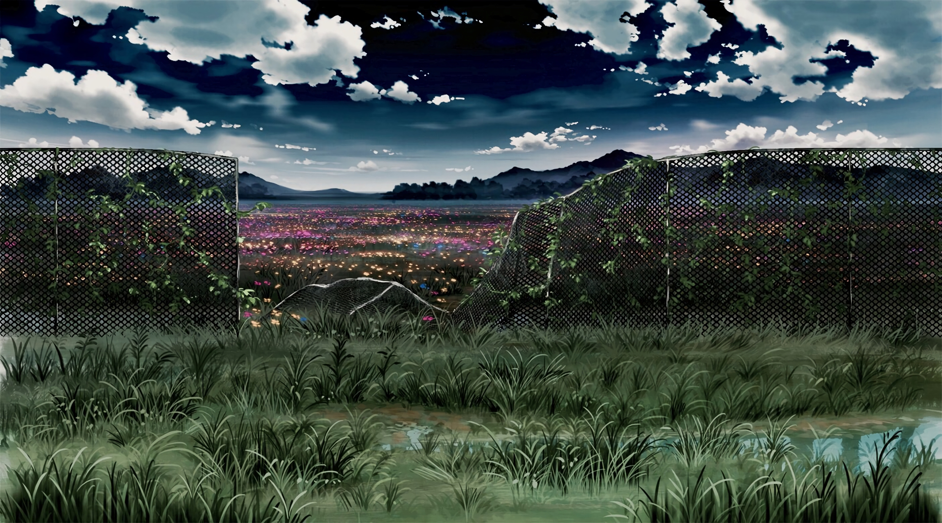 Anime Nightscape Original HD Wallpaper