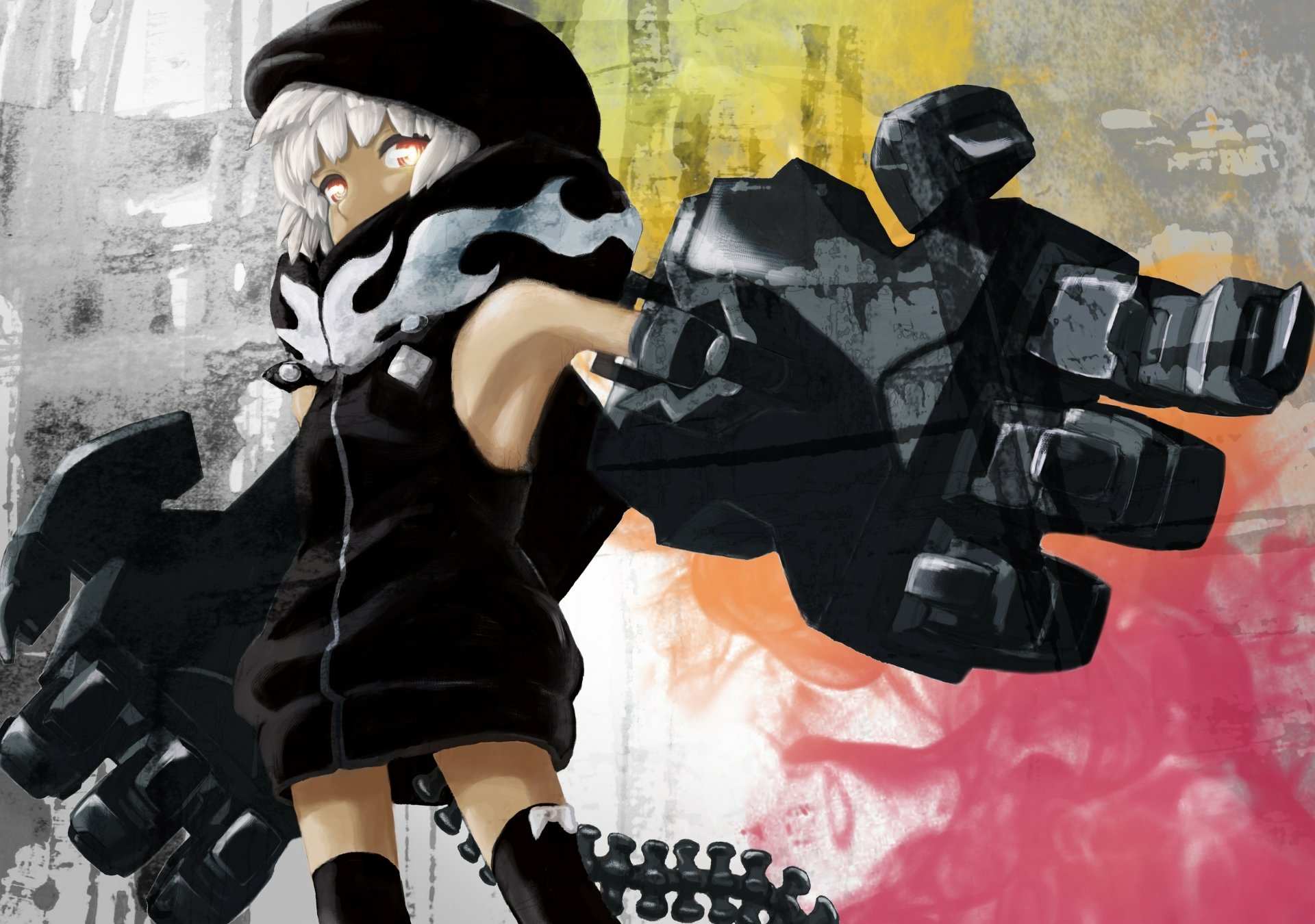 Download Strength (Black Rock Shooter) Anime Black Rock Shooter 4k ...