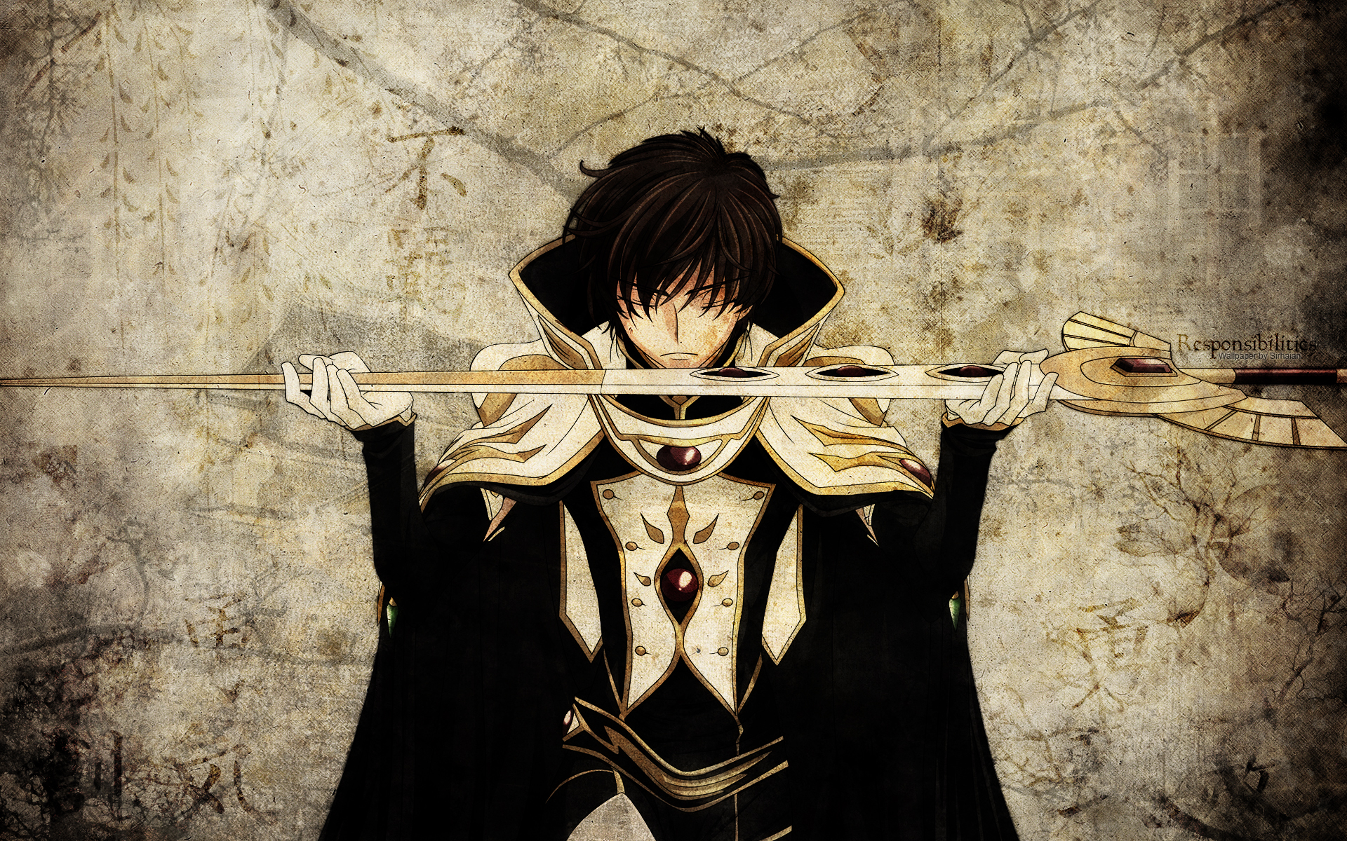 Code Geass HD Anime Wallpaper: Lelouch's Command