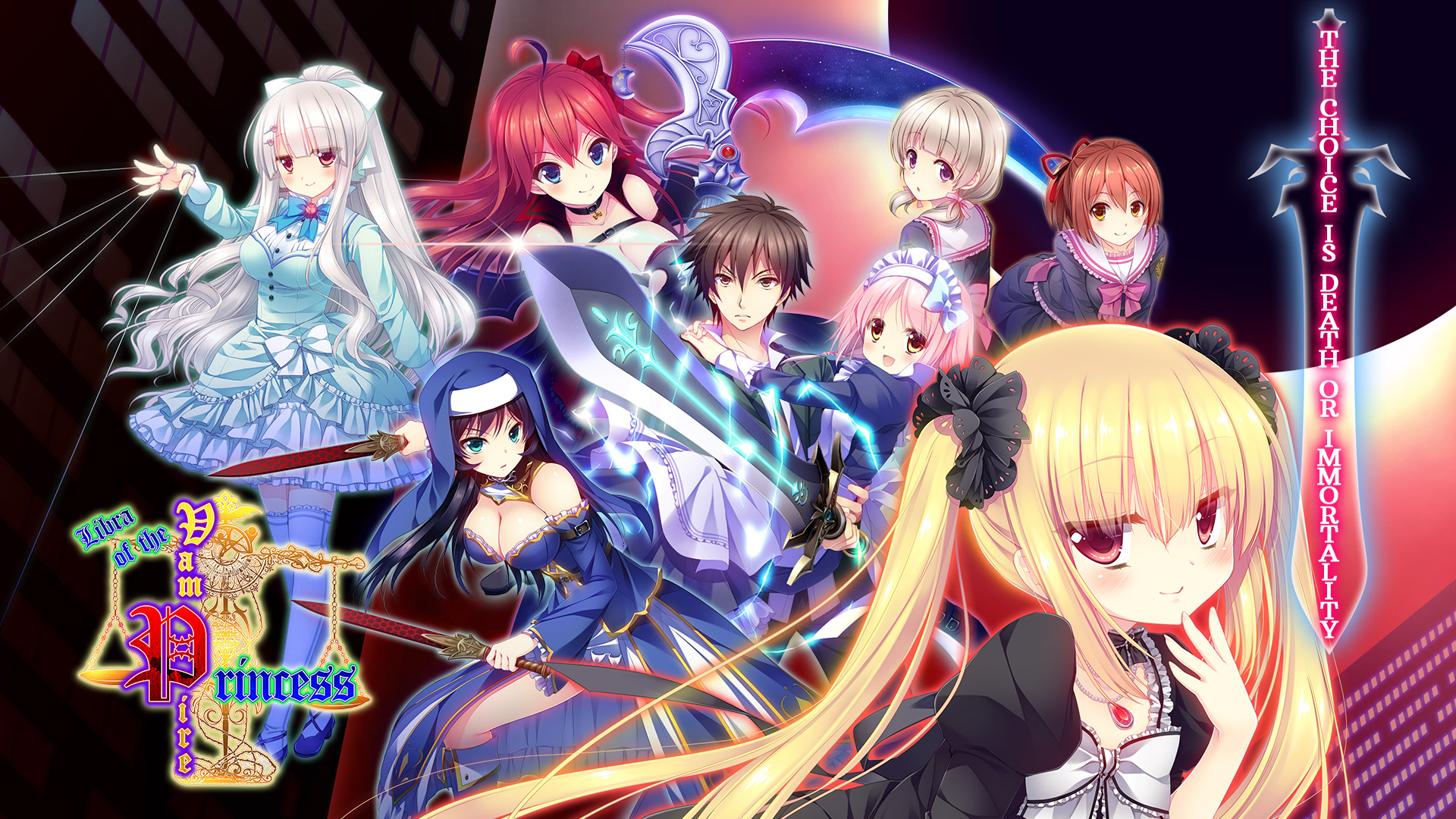 Video Game Libra of the Vampire Princess HD Wallpaper