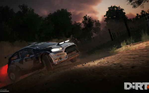 Dirt 4 Racing Game HD Wallpaper: Intense Rally Action