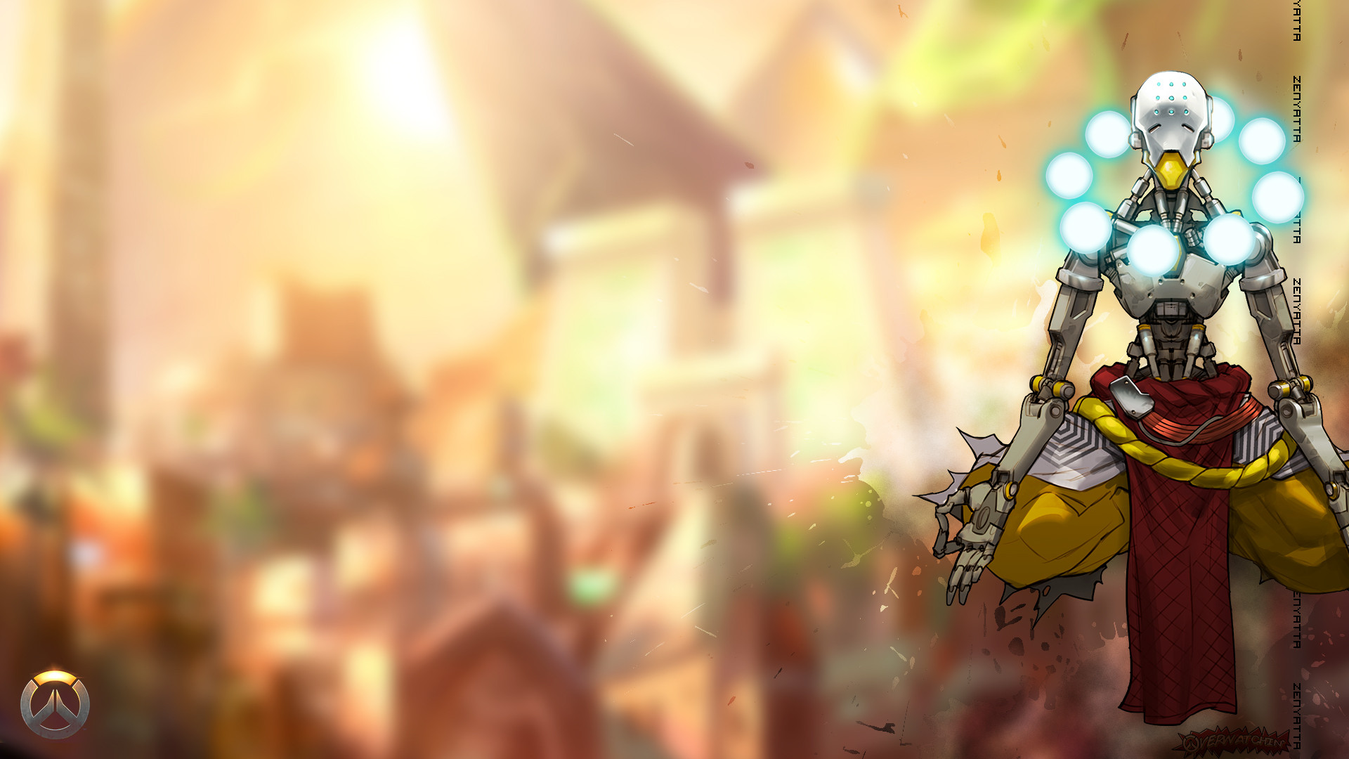 Download Zenyatta (Overwatch) Video Game Overwatch HD Wallpaper