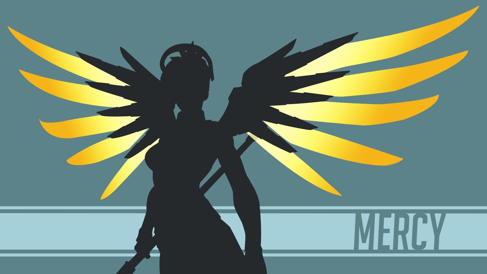 Download Mercy (Overwatch) Video Game Overwatch HD Wallpaper