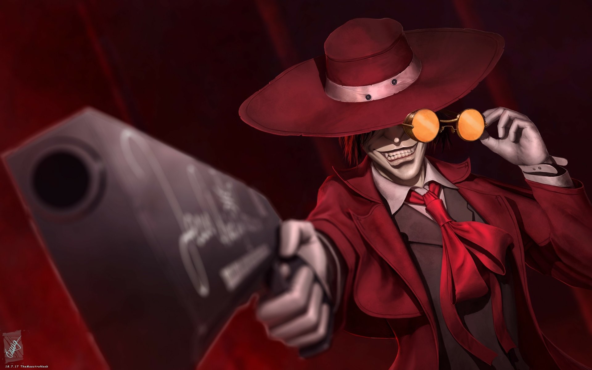 Alucard Hellsing 4K Ultra HD Wallpaper by TheMaestroNoob