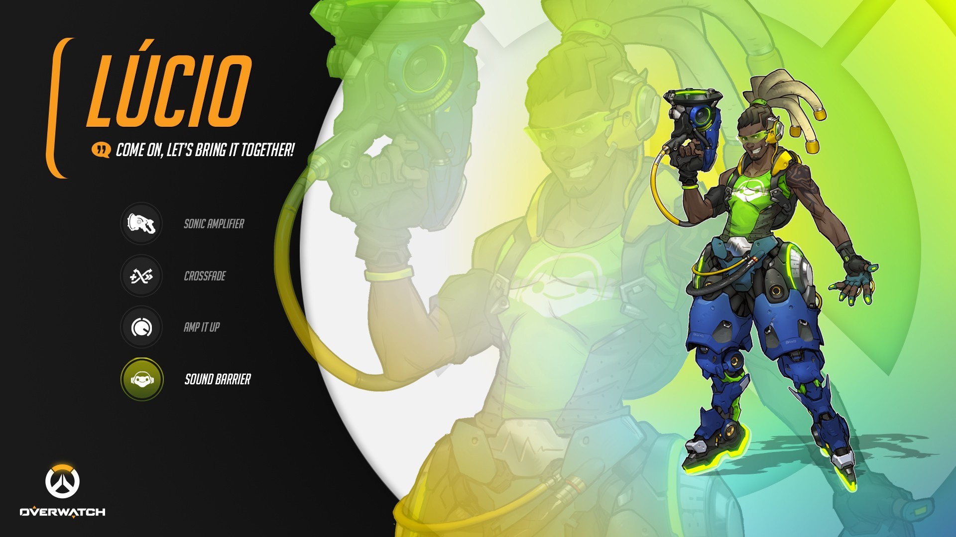 Download Lúcio (Overwatch) Video Game Overwatch HD Wallpaper