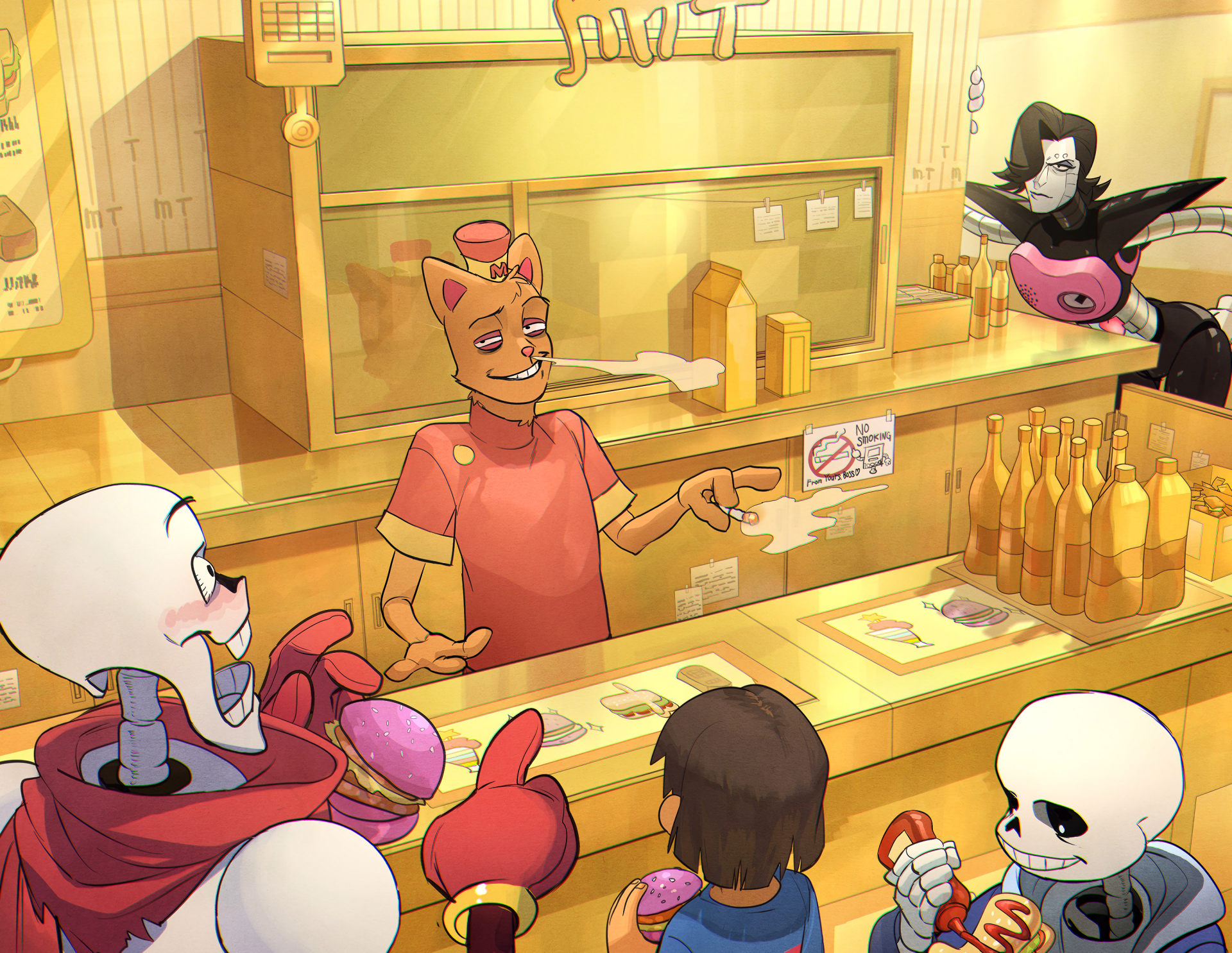 Undertale Characters HD Wallpaper by YoNatsuishi