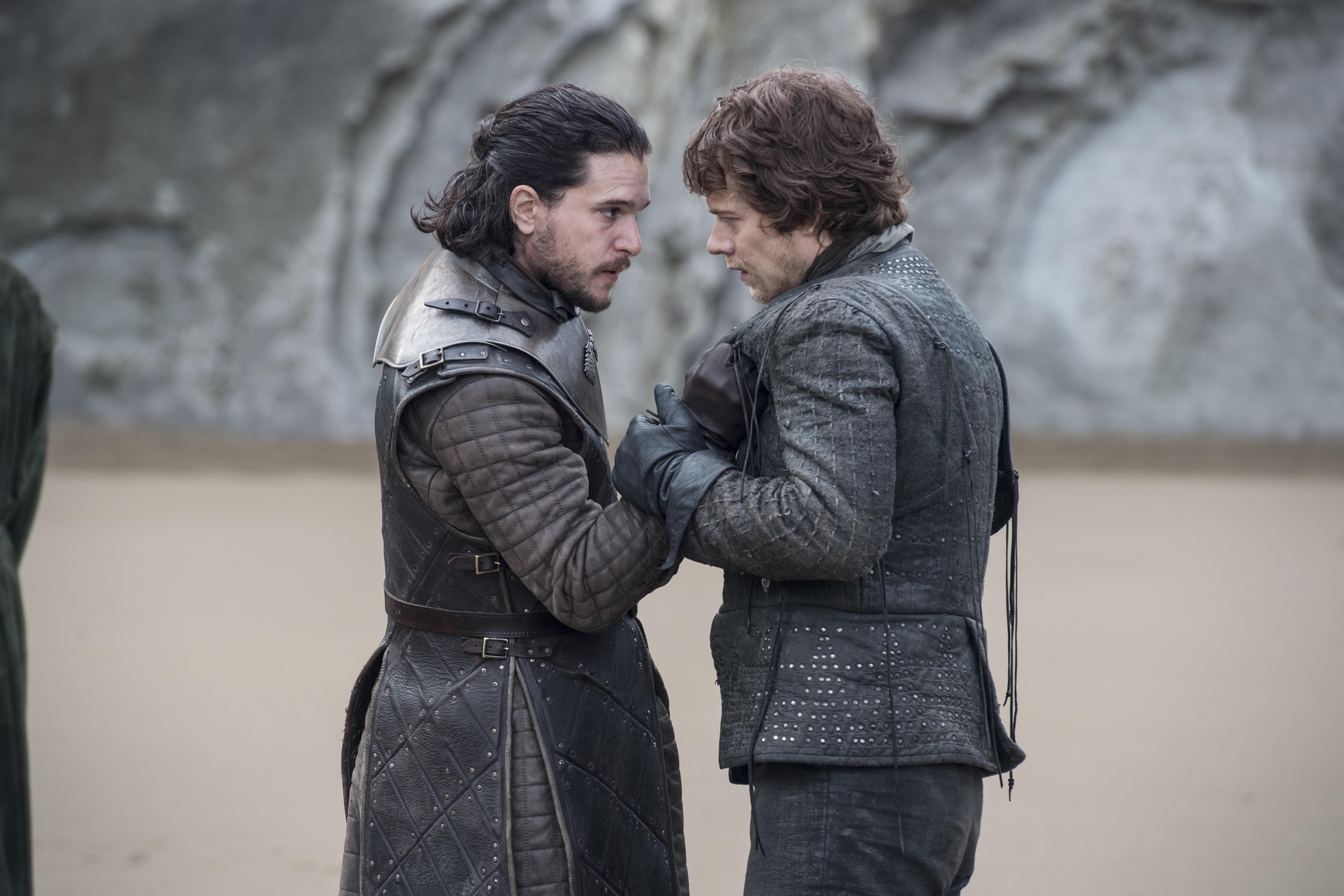Download Alfie Allen Kit Harington Theon Greyjoy Jon Snow TV Show Game ...