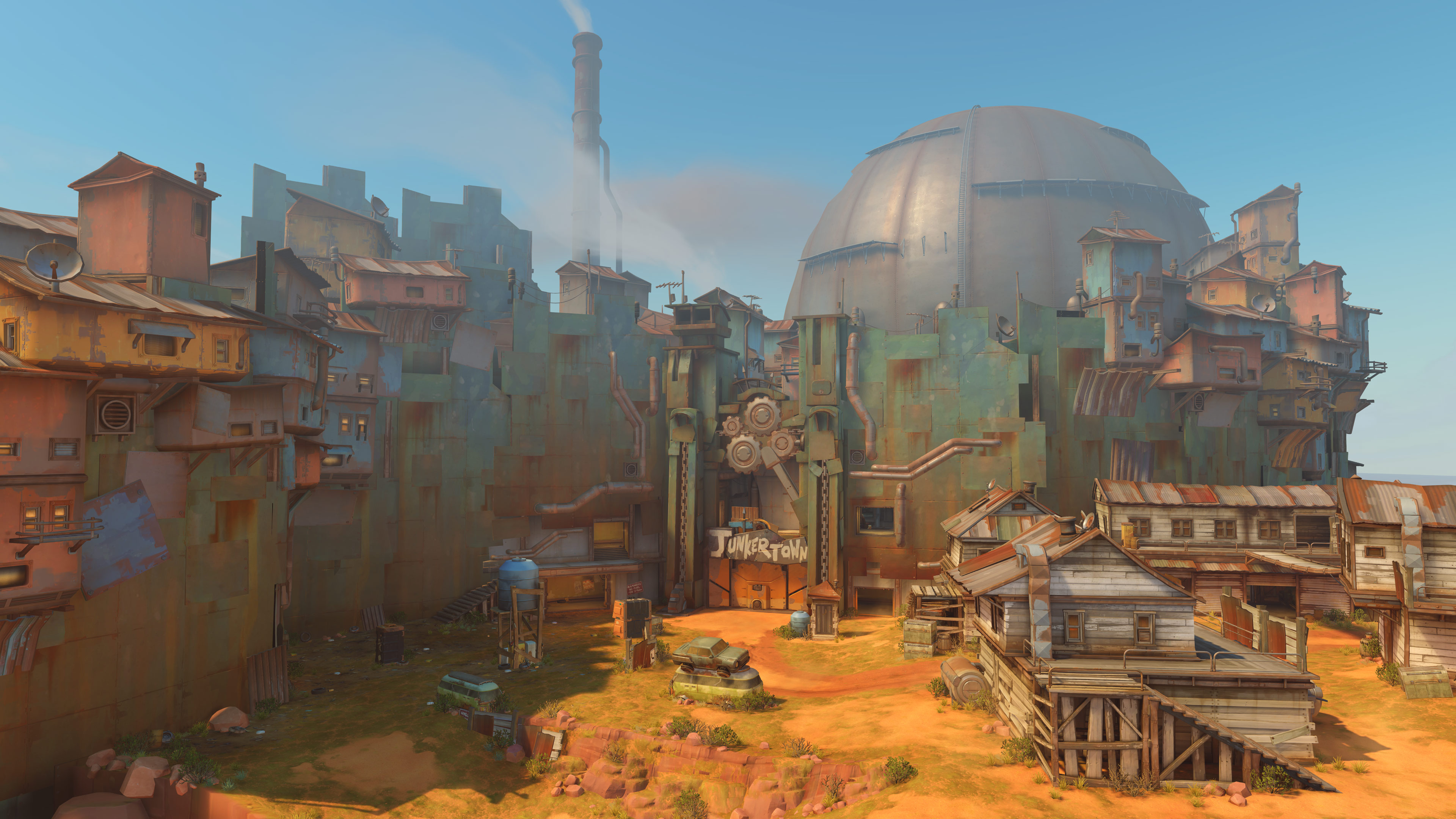 Download Junkertown (Overwatch) Video Game Overwatch 4k Ultra HD Wallpaper