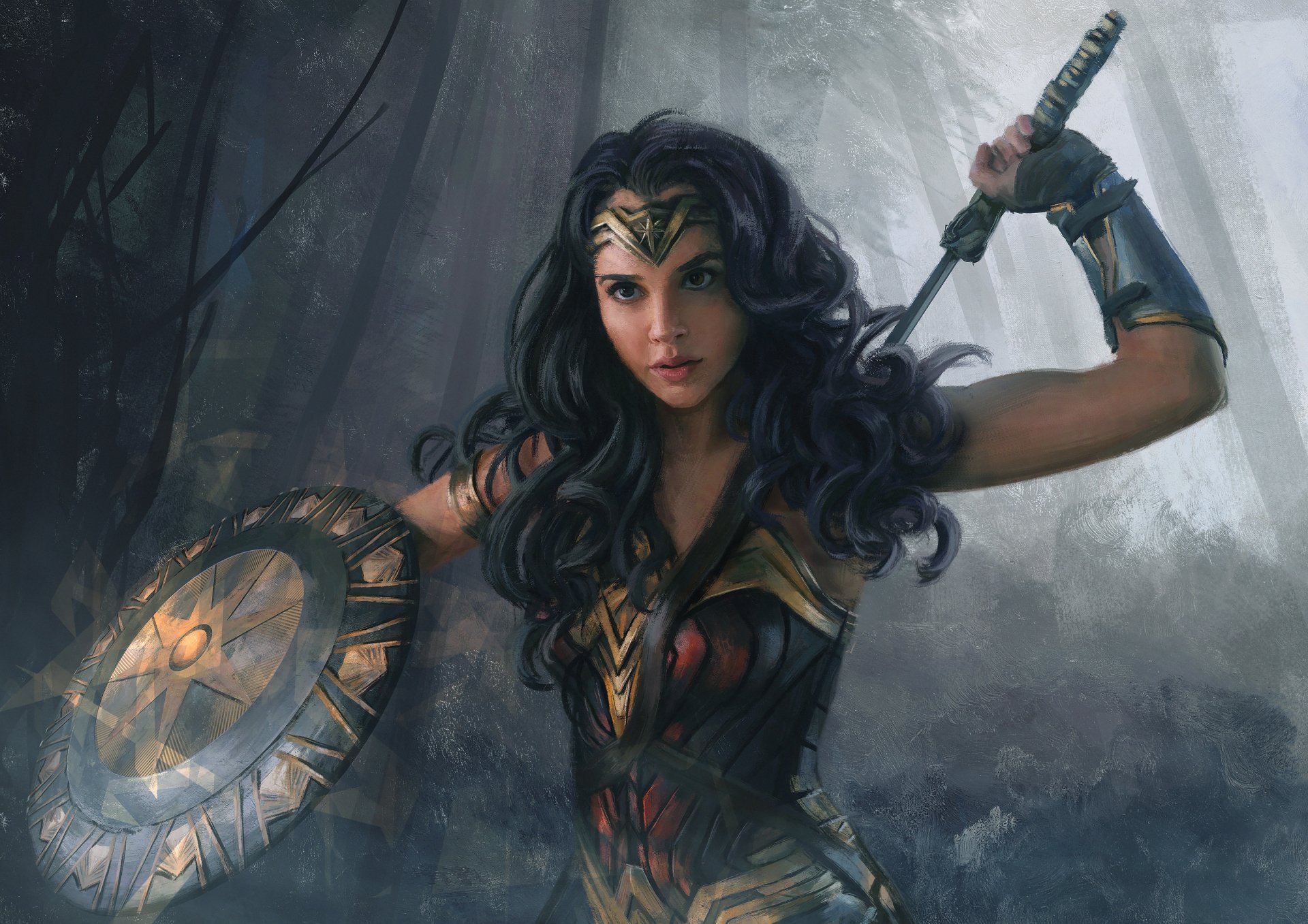 Wonder Woman Warrior HD Wallpaper
