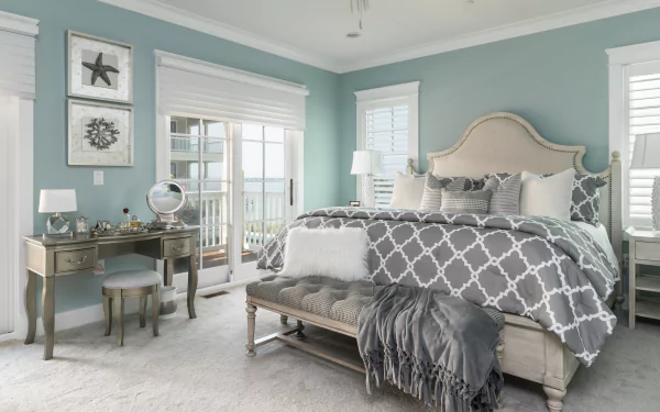 Download Bed Furniture Bedroom Man Made Room 4k Ultra HD Wallpaper