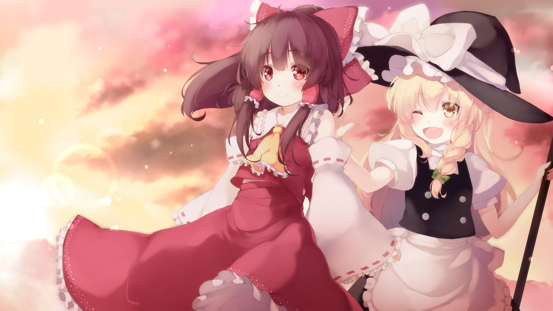 Touhou Project Marisa And Reimu