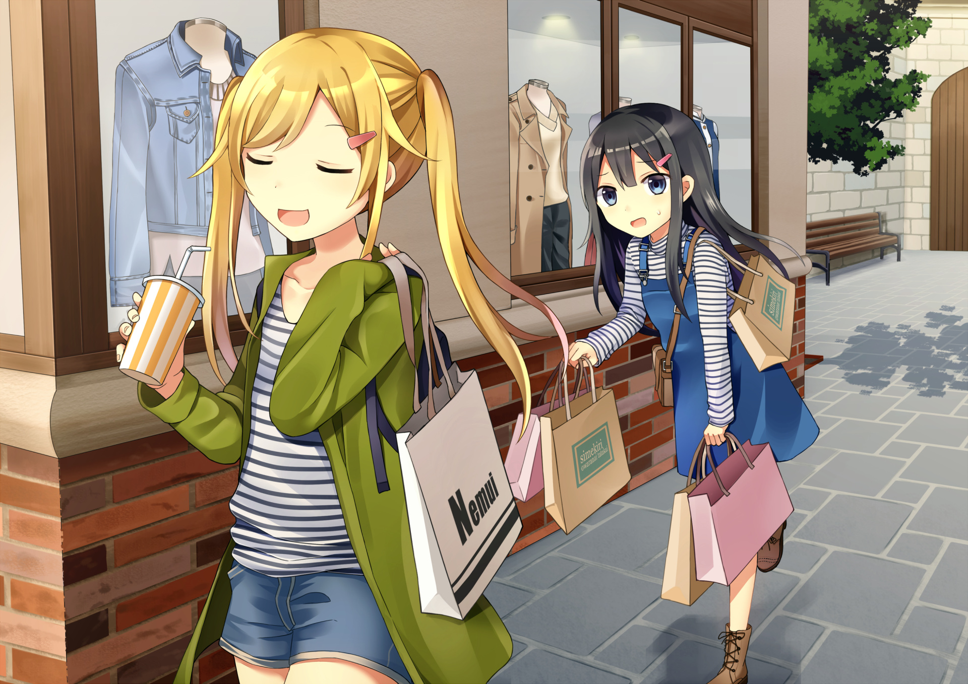 Anime Original HD Wallpaper by 右左