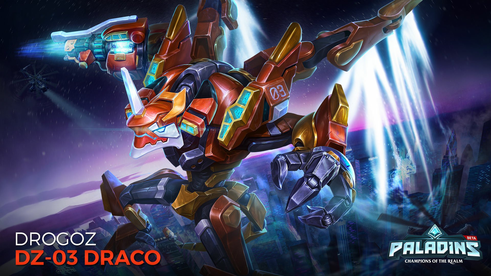 Download Drogoz (Paladins) Paladins Video Game HD Wallpaper