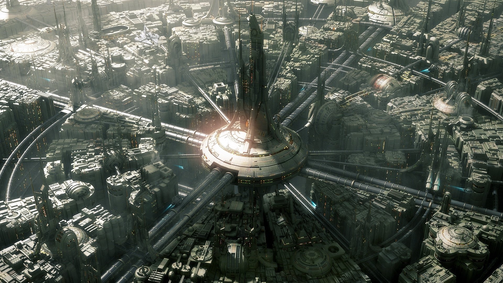 Futuristic Sci-Fi Cityscape HD Wallpaper by jfliesenborghs | 1920x1082 ...