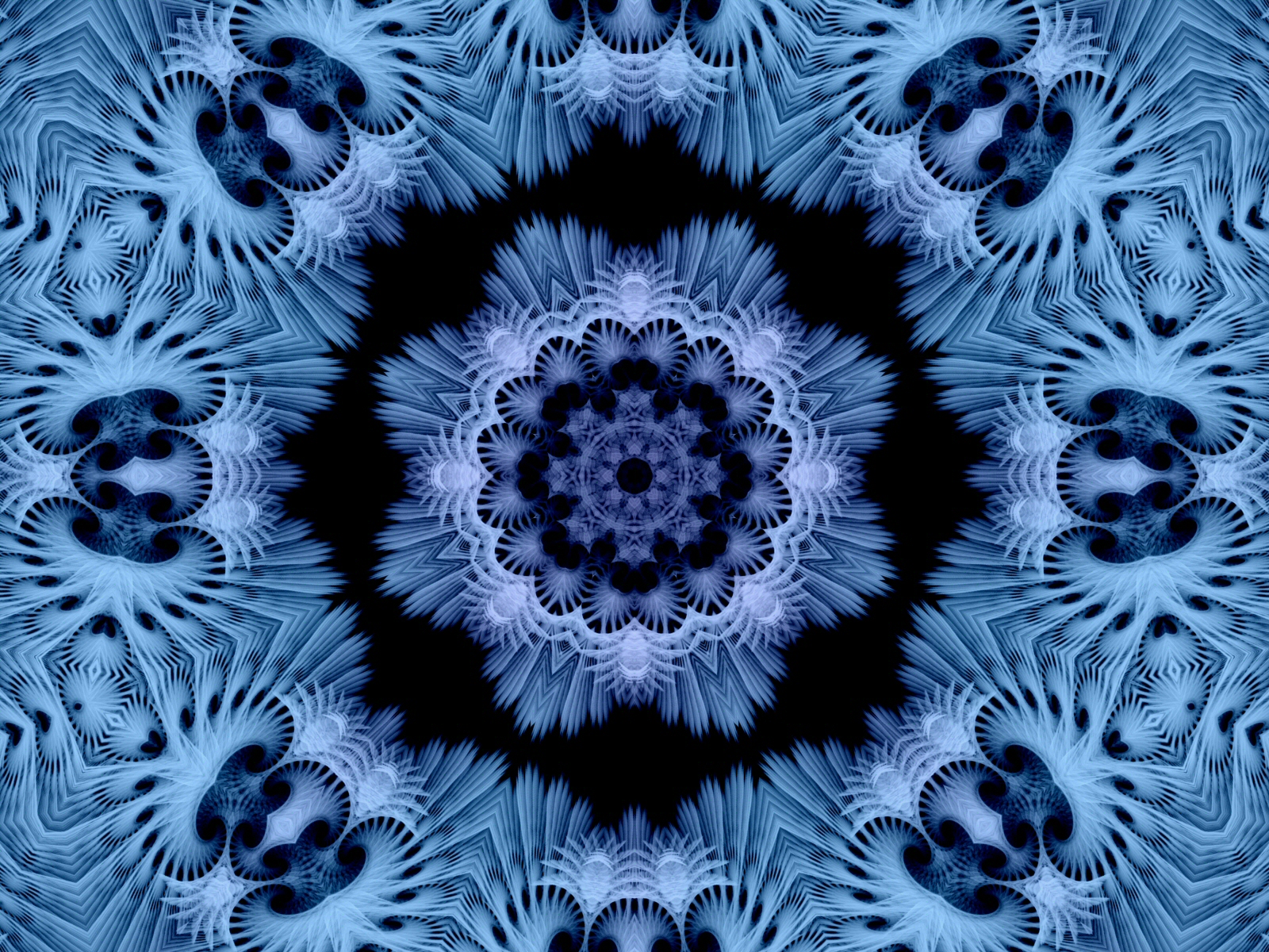 Download Blue Abstract Fractal Abstract Blue Wallpaper by Thelma1