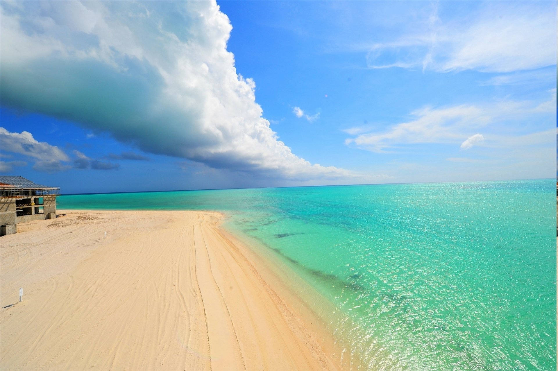 Tropical Beach Paradise HD Wallpaper